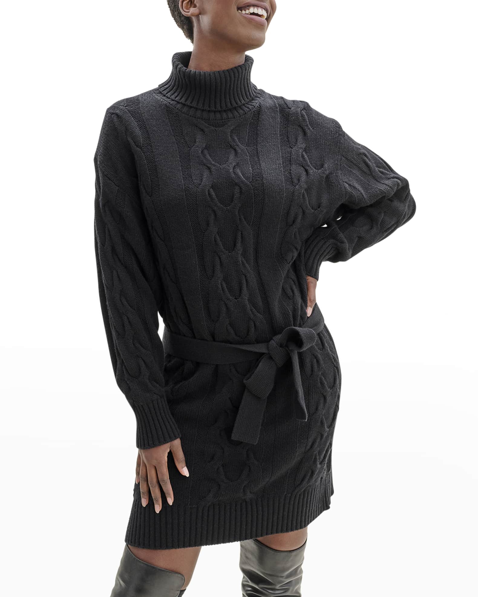 Splendid Blake Cable Sweater Dress | Neiman Marcus