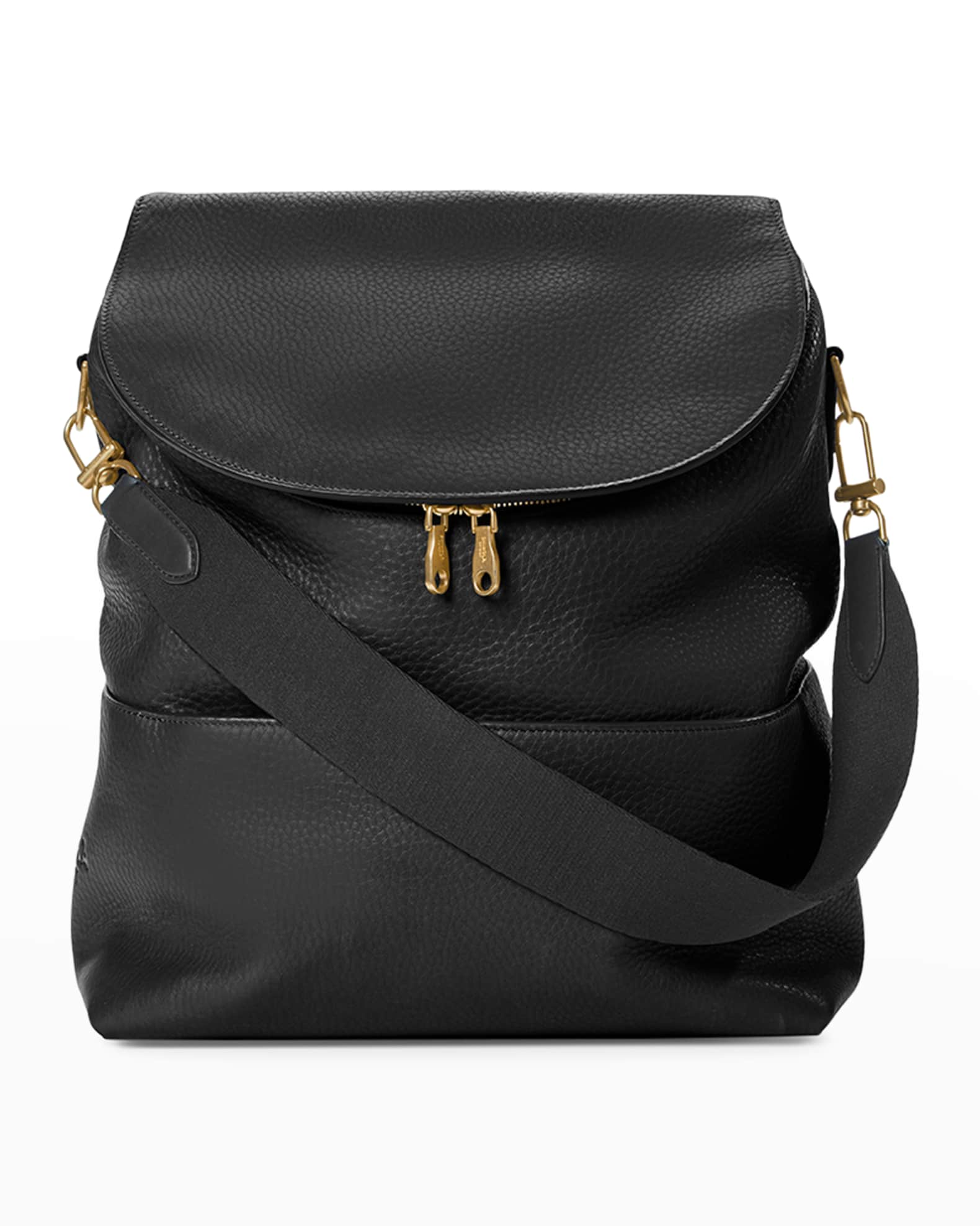 Shinola The Convertible Flap Leather Backpack | Neiman Marcus