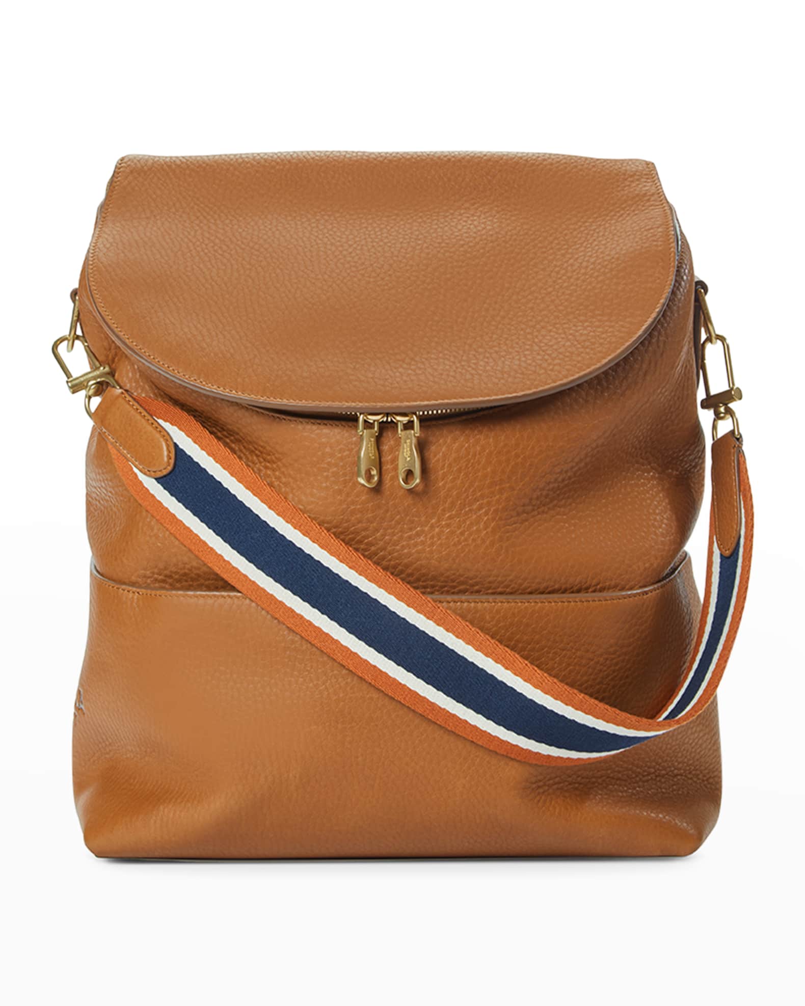 Shinola The Convertible Flap Leather Backpack | Neiman Marcus