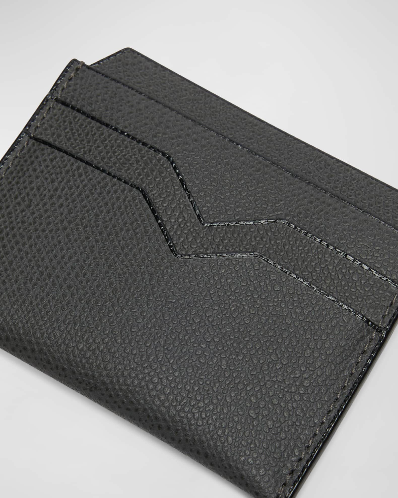 Valextra Calf Leather Card Holder | Neiman Marcus