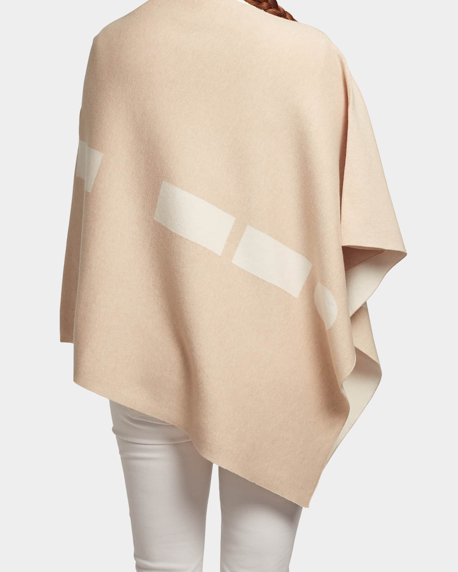 Elyse Maguire The Marconi Morse Code Hug Knit Poncho | Neiman Marcus