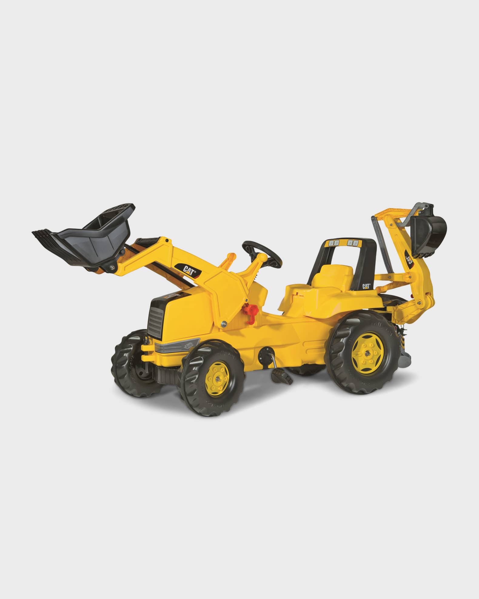 Kettler Kid's CAT Backhoe Loader Pedal Tractor | Neiman Marcus