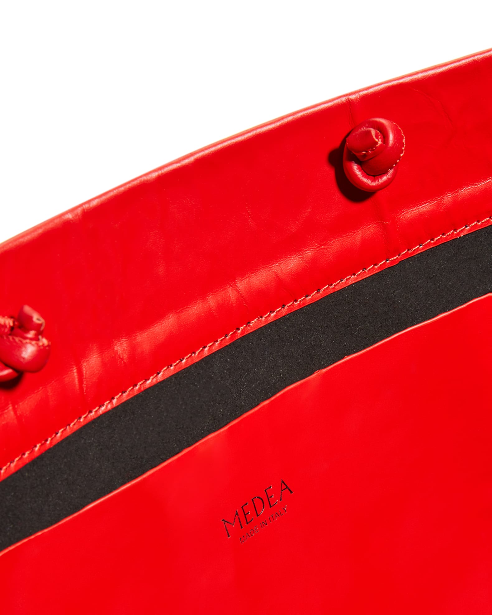 MEDEA Dieci Circle Busted Leather Tote Bag | Neiman Marcus