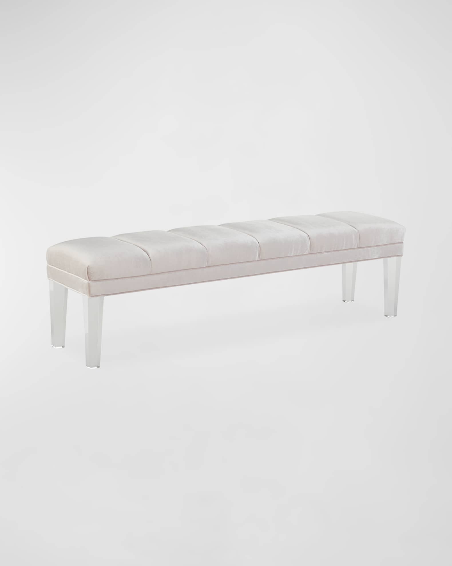 Haute House Becky Tufted Bench, 60" | Neiman Marcus