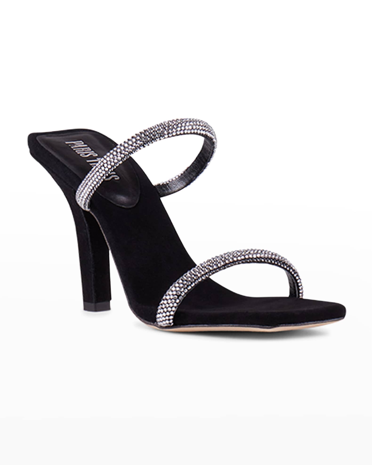 Paris Texas Holly Linda Swarovski® Mule Sandals | Neiman Marcus