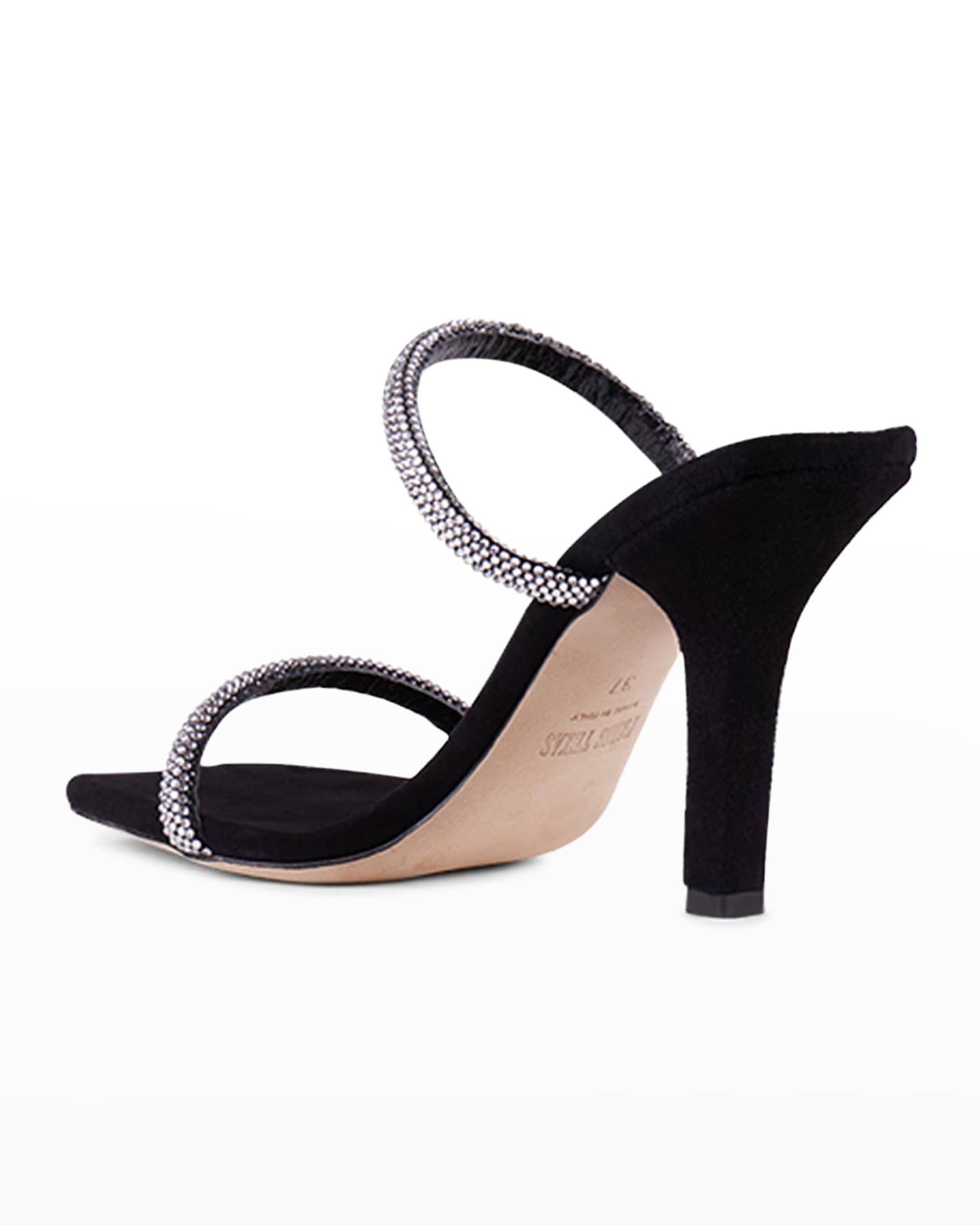 Paris Texas Holly Linda Swarovski® Mule Sandals | Neiman Marcus