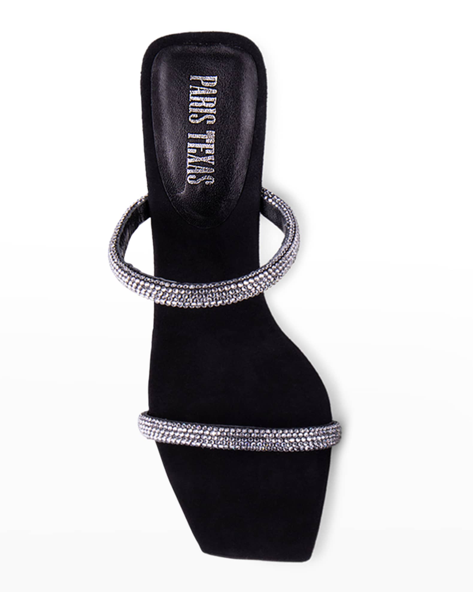 Paris Texas Holly Linda Swarovski® Mule Sandals | Neiman Marcus