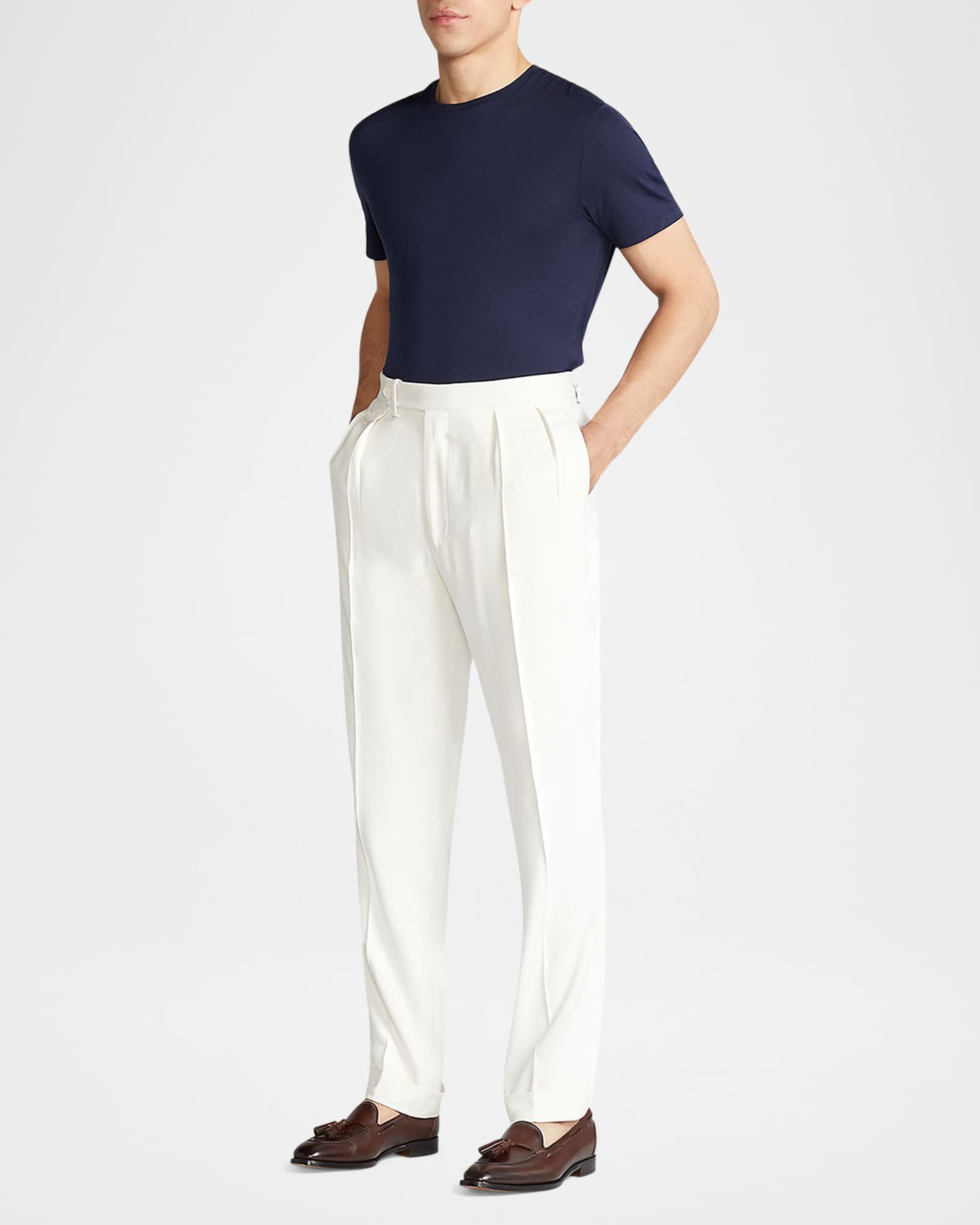 Ralph Lauren Purple Label Men's Short-Sleeve Crewneck T-Shirt | Neiman ...