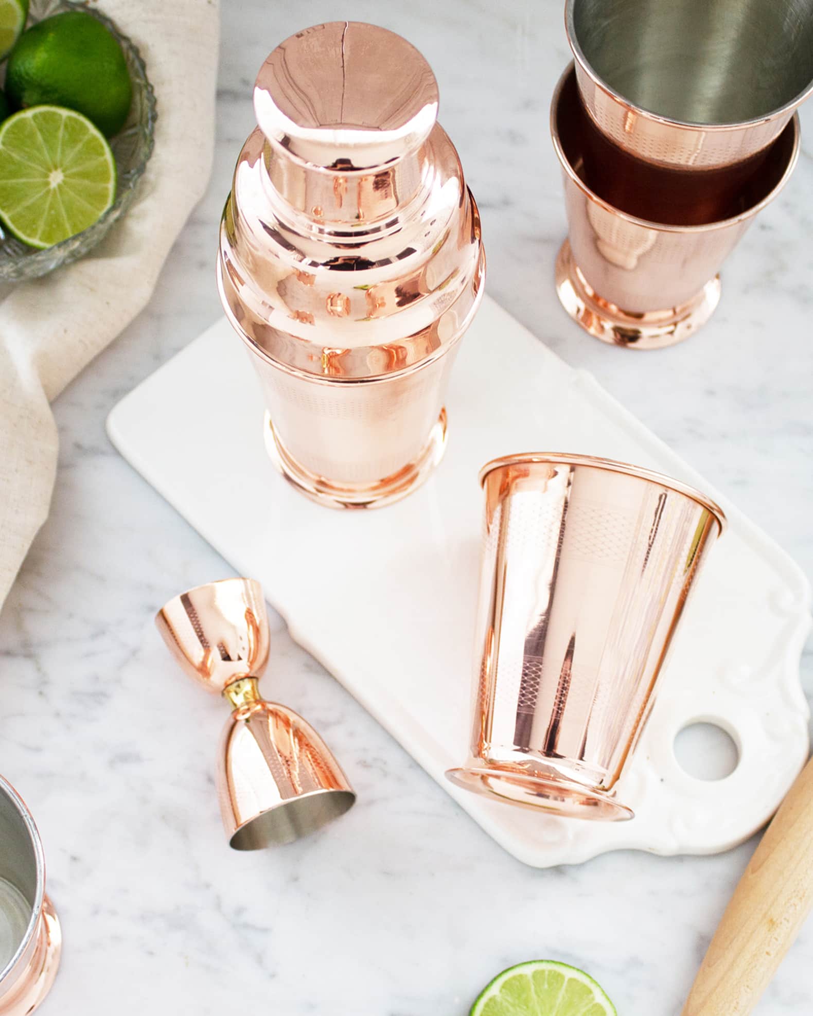 Coppermill Kitchen Vintage Inspired Shaker & Jigger Set | Neiman Marcus