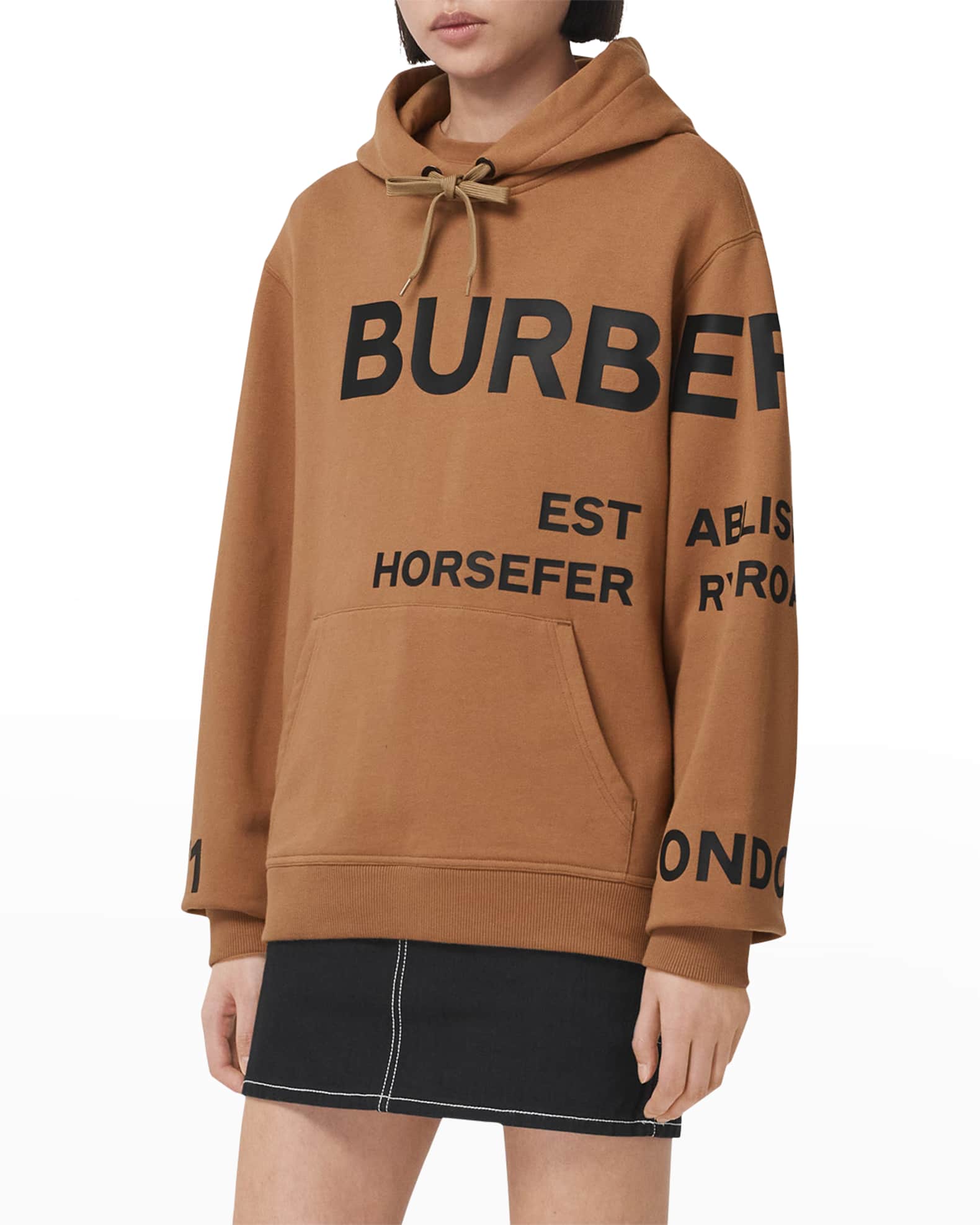 Burberry Poulter Horseferry Print Hoodie | Neiman Marcus