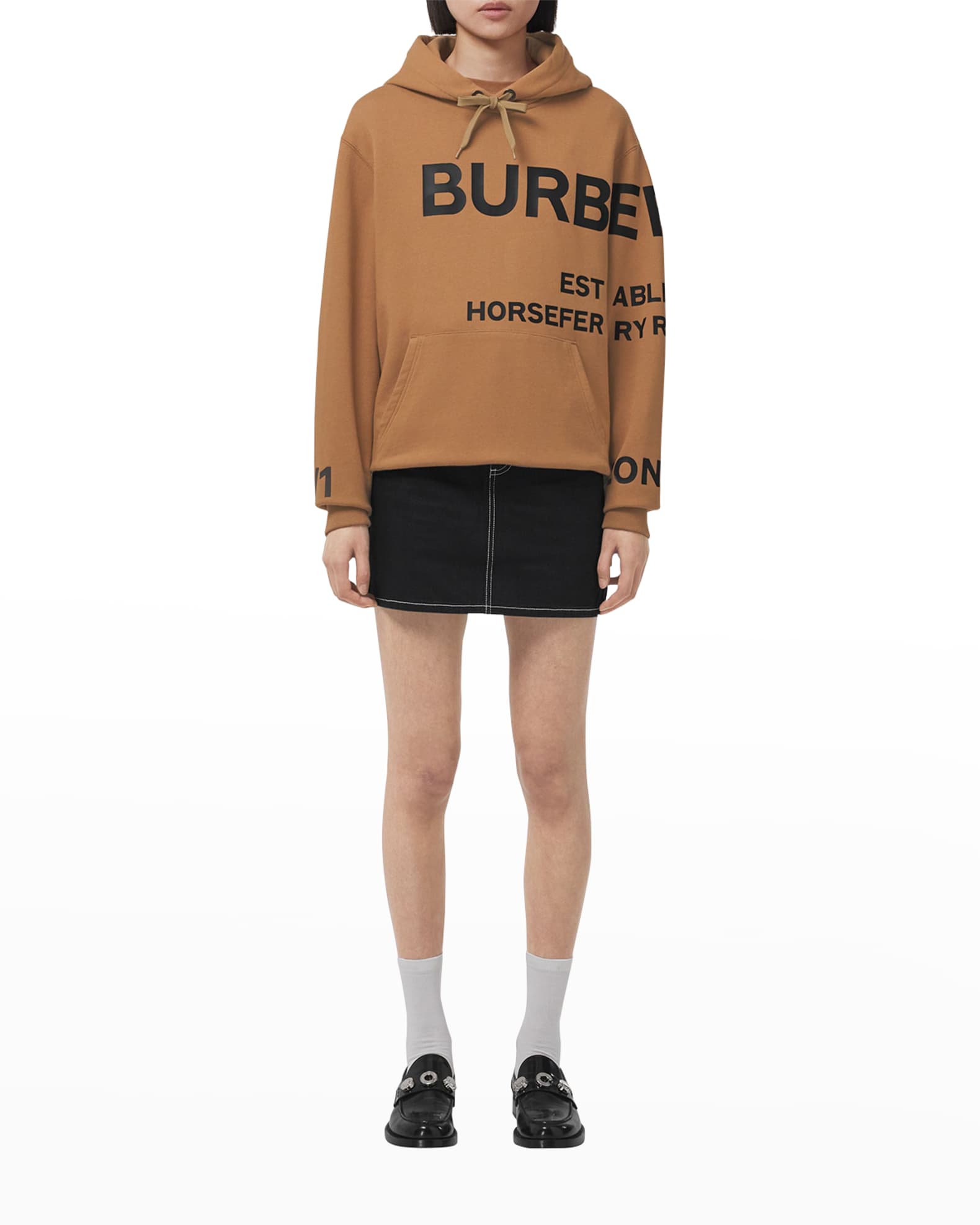 Burberry Poulter Horseferry Print Hoodie | Neiman Marcus