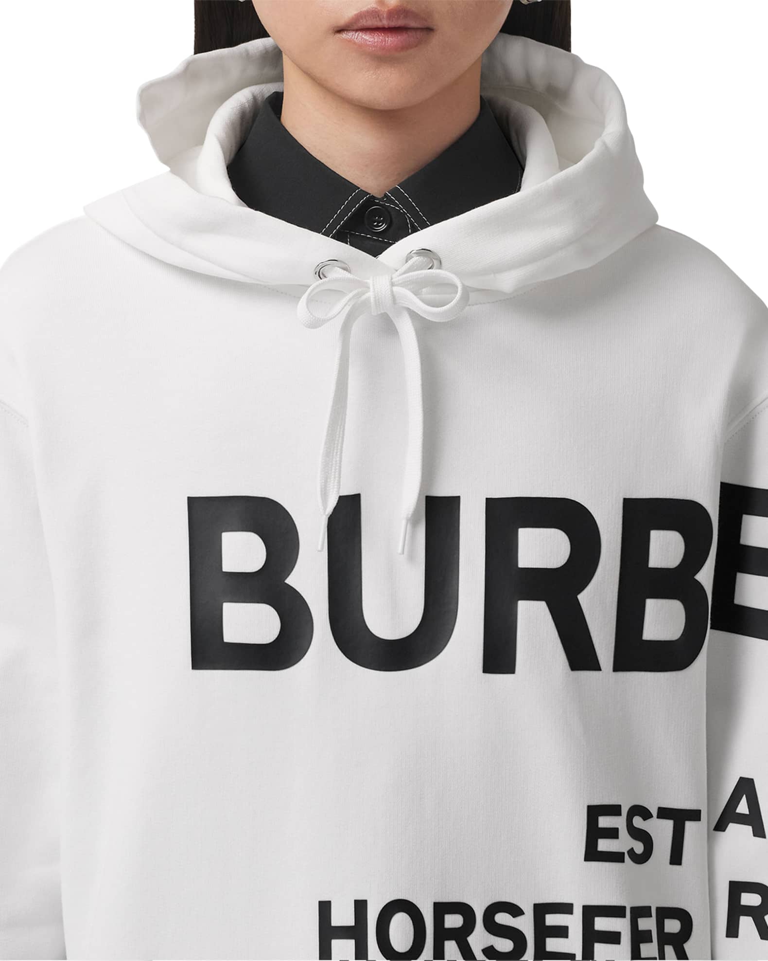 Burberry Poulter Horseferry Print Hoodie | Neiman Marcus