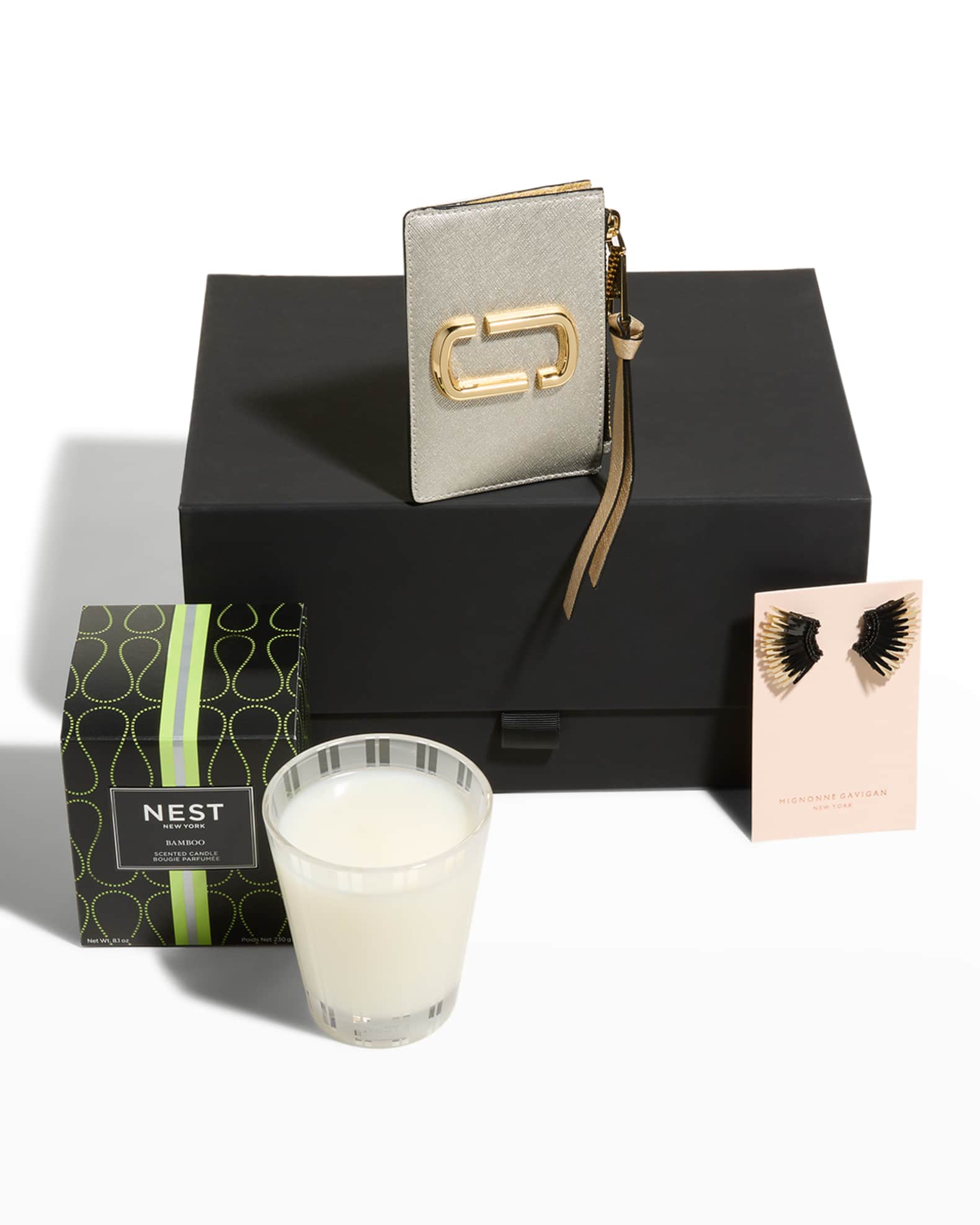Neiman Marcus NEST New York Candle, Mignonne Gavigan Earrings & Marc ...