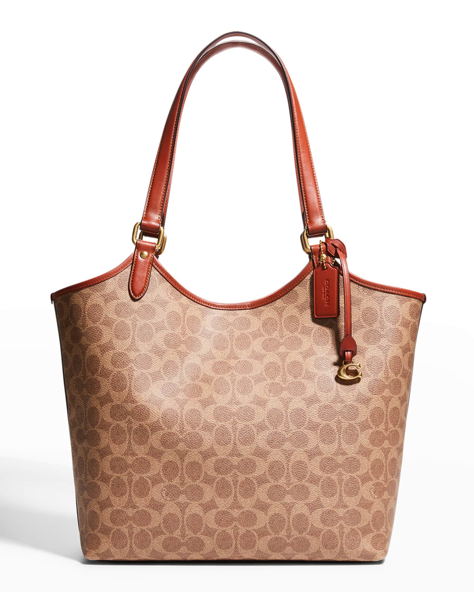Coach Everyday Monogram Coated Canvas Tote Bag | Neiman Marcus