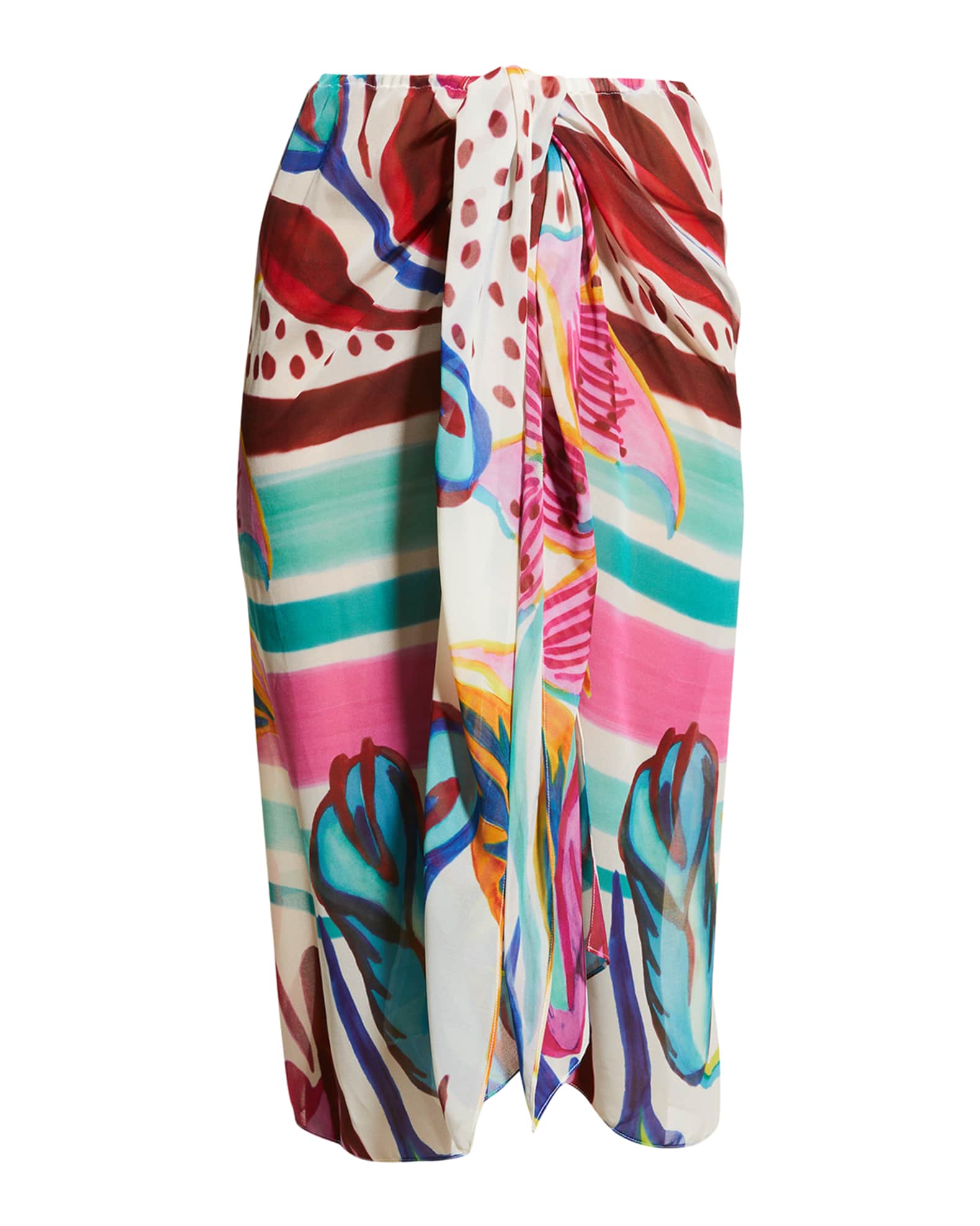 PatBO Flora Print Pareo | Neiman Marcus