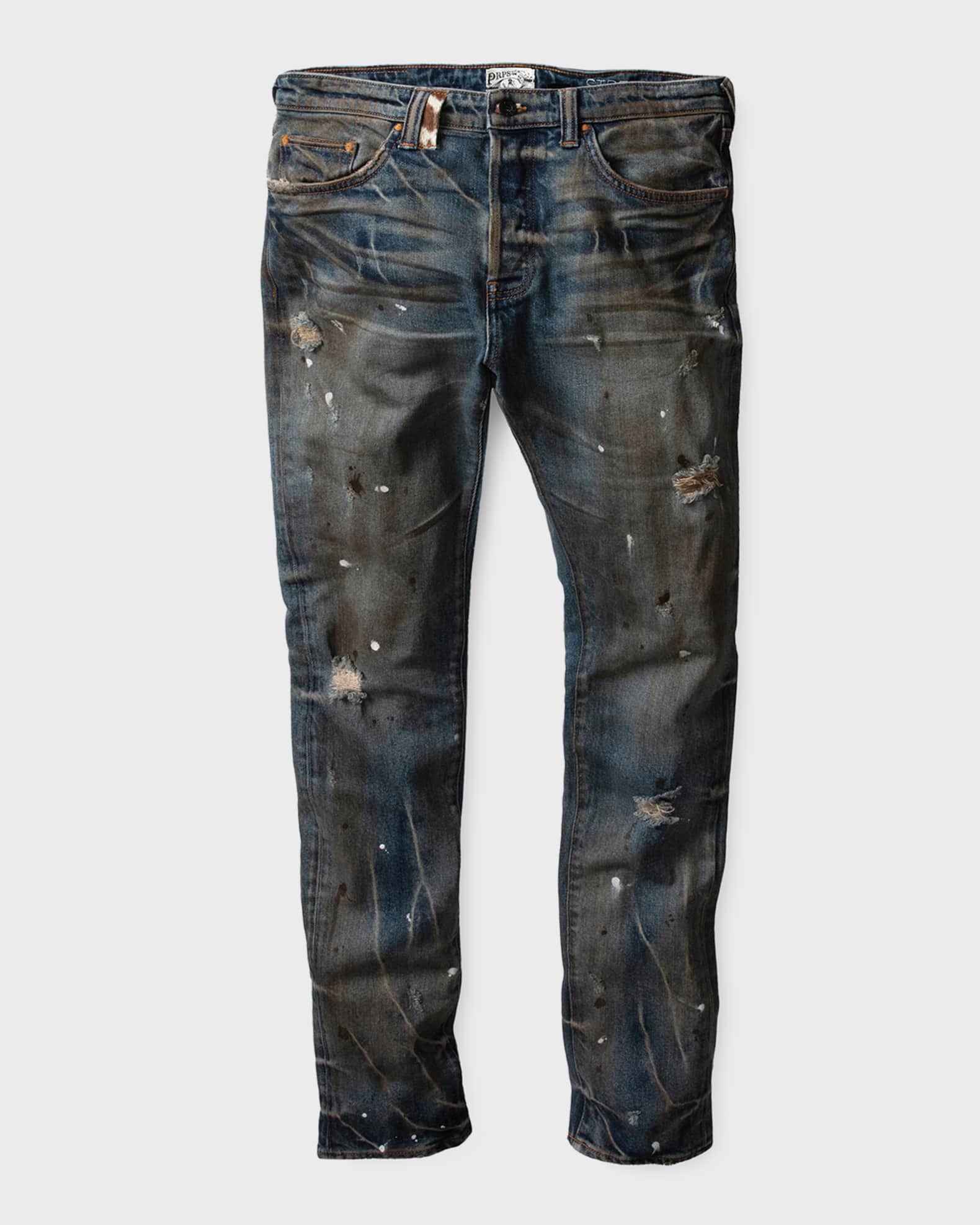 PRPS Men's Cayenne Paint-Splatter Jeans - Noir Collection | Neiman Marcus