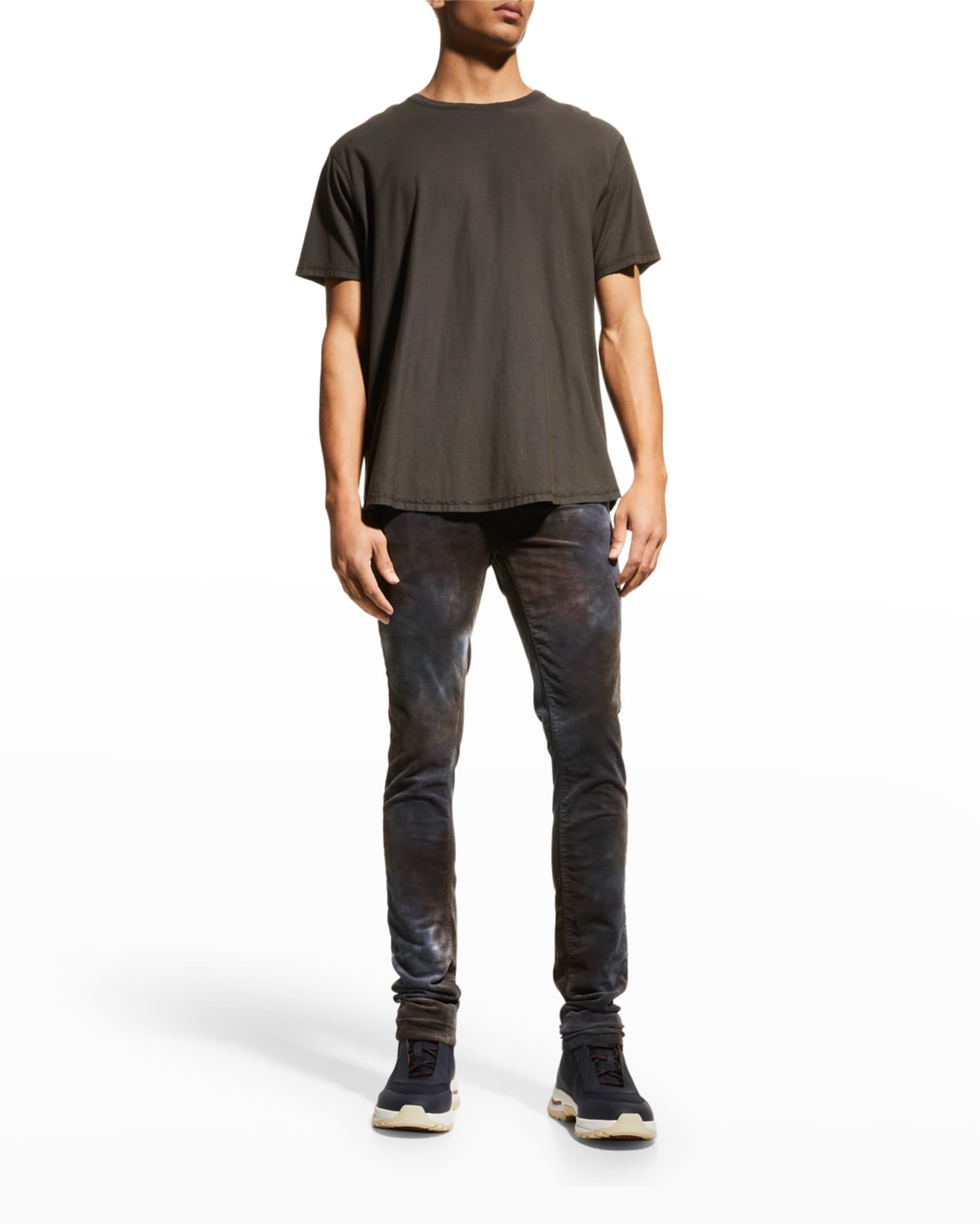 monfrere Men's Greyson Galaxy Velvet Pants | Neiman Marcus