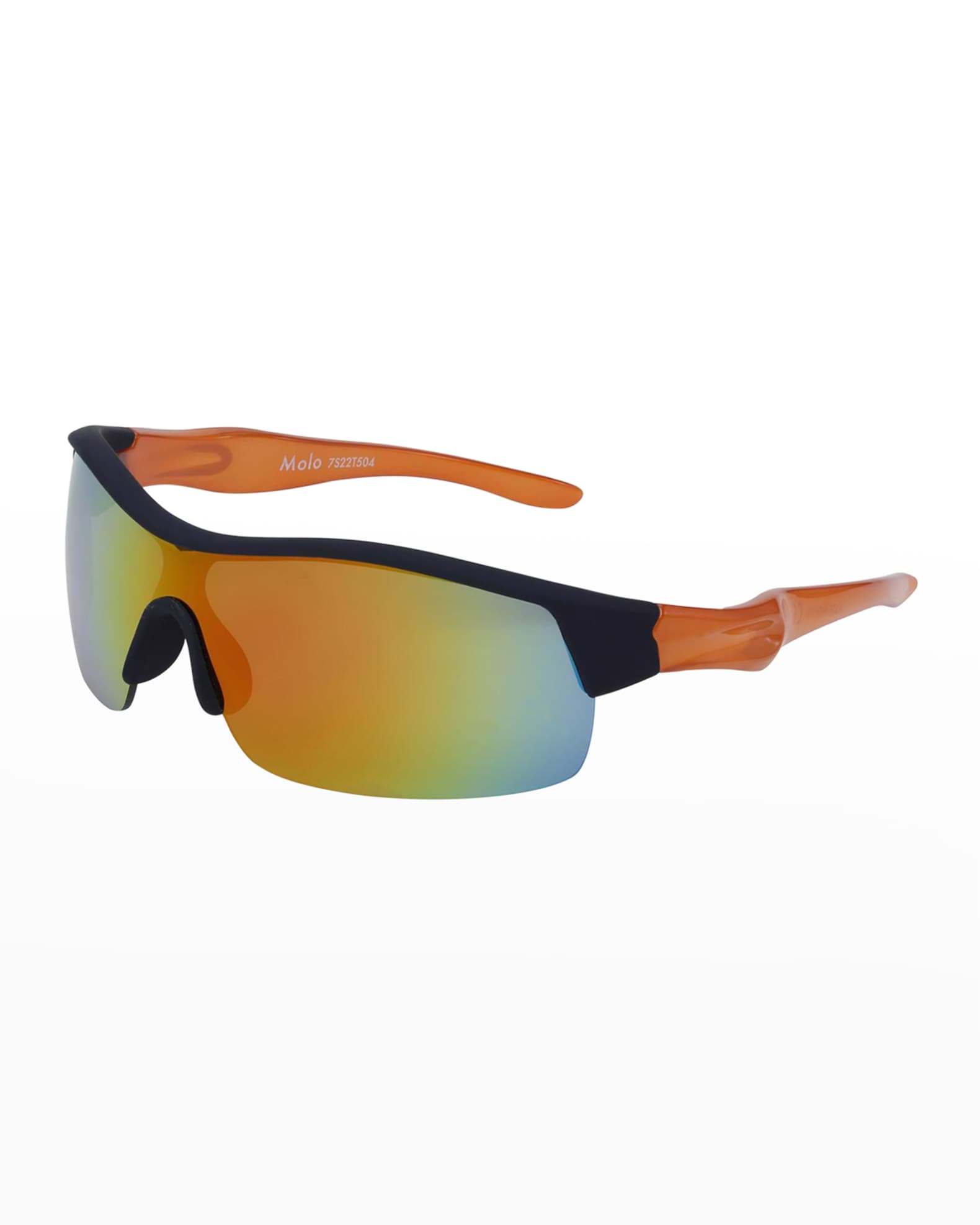 Molo Kid's Surf Sporty Wrap Sunglasses with Color-Change Lenses ...