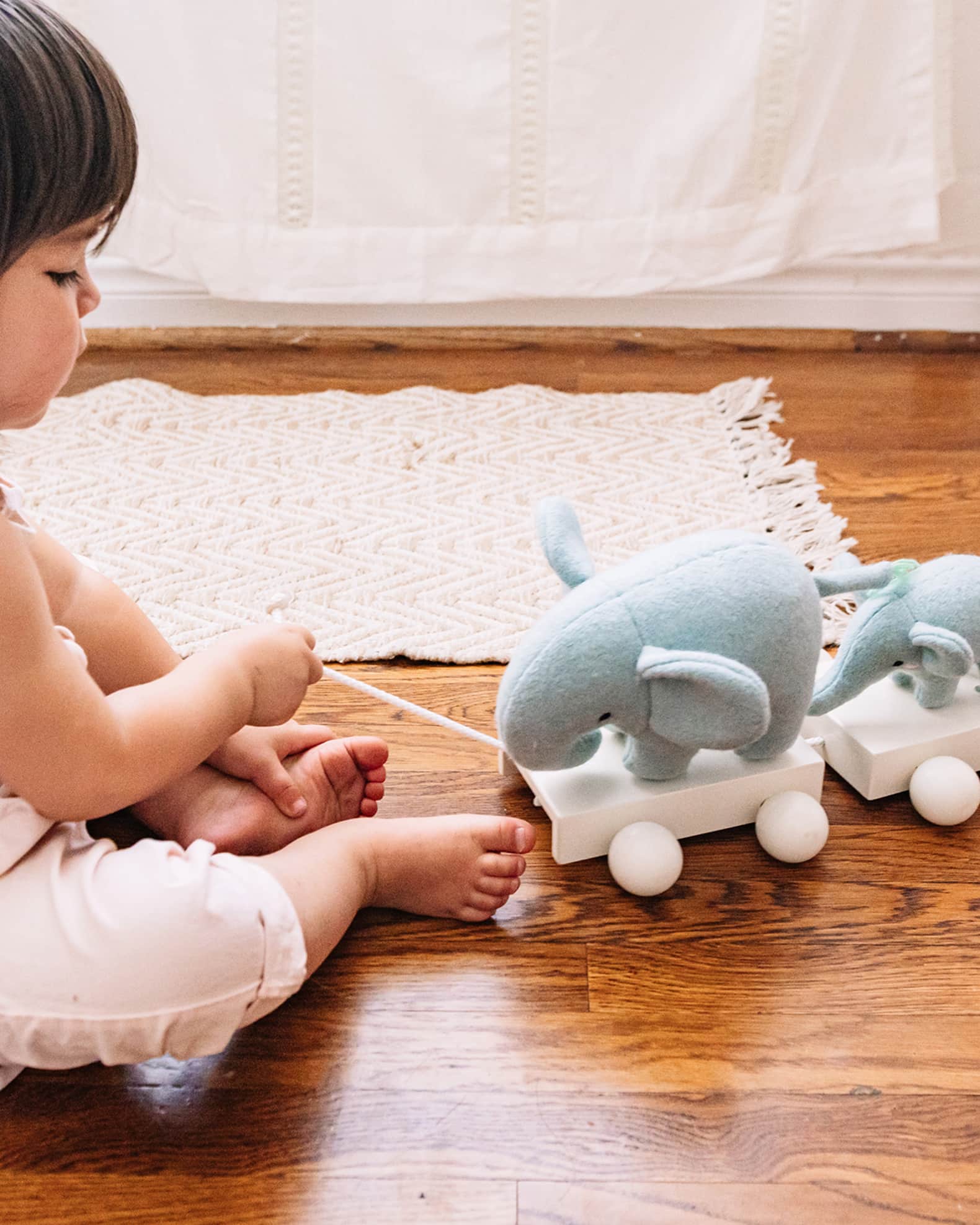 Wonder & Wise Kid's Elephant Pull Toy | Neiman Marcus