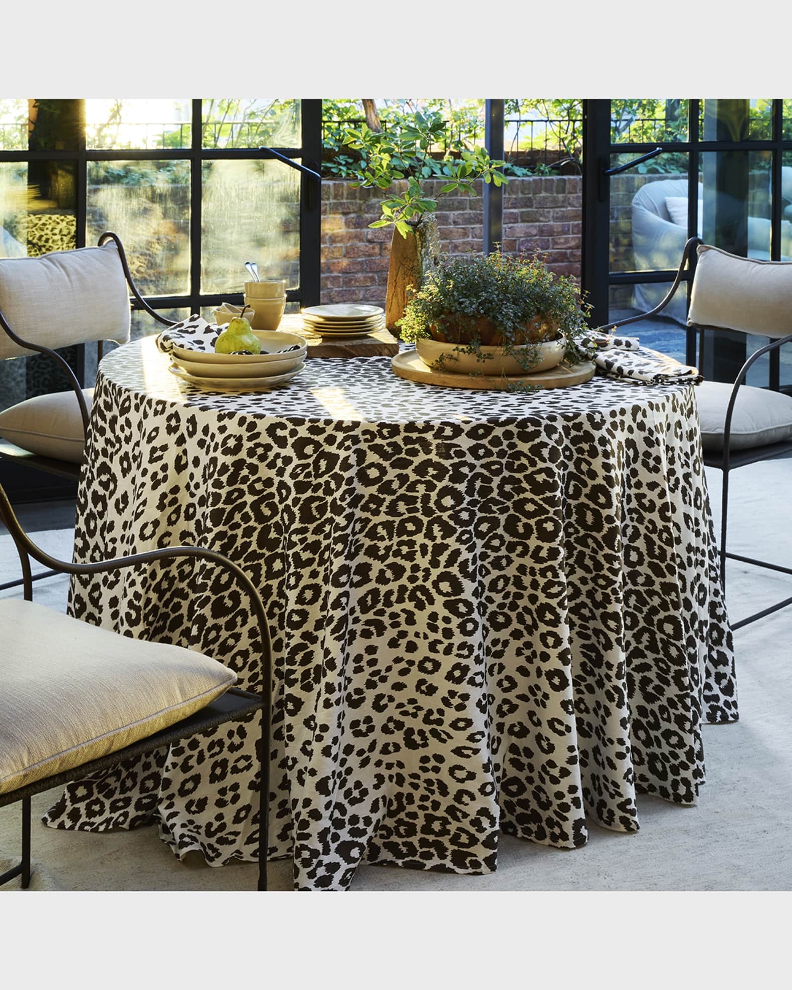Iconic Leopard Table Linens Collection | Neiman Marcus