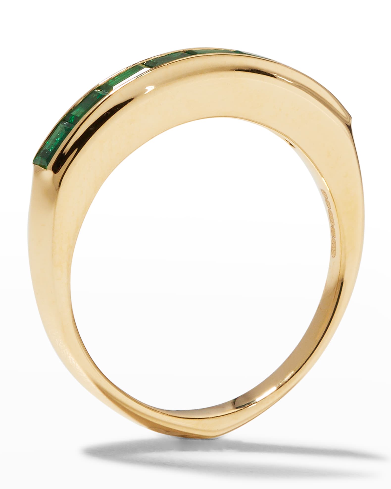 Stephen Webster Baguette Stack Ring with Emeralds | Neiman Marcus