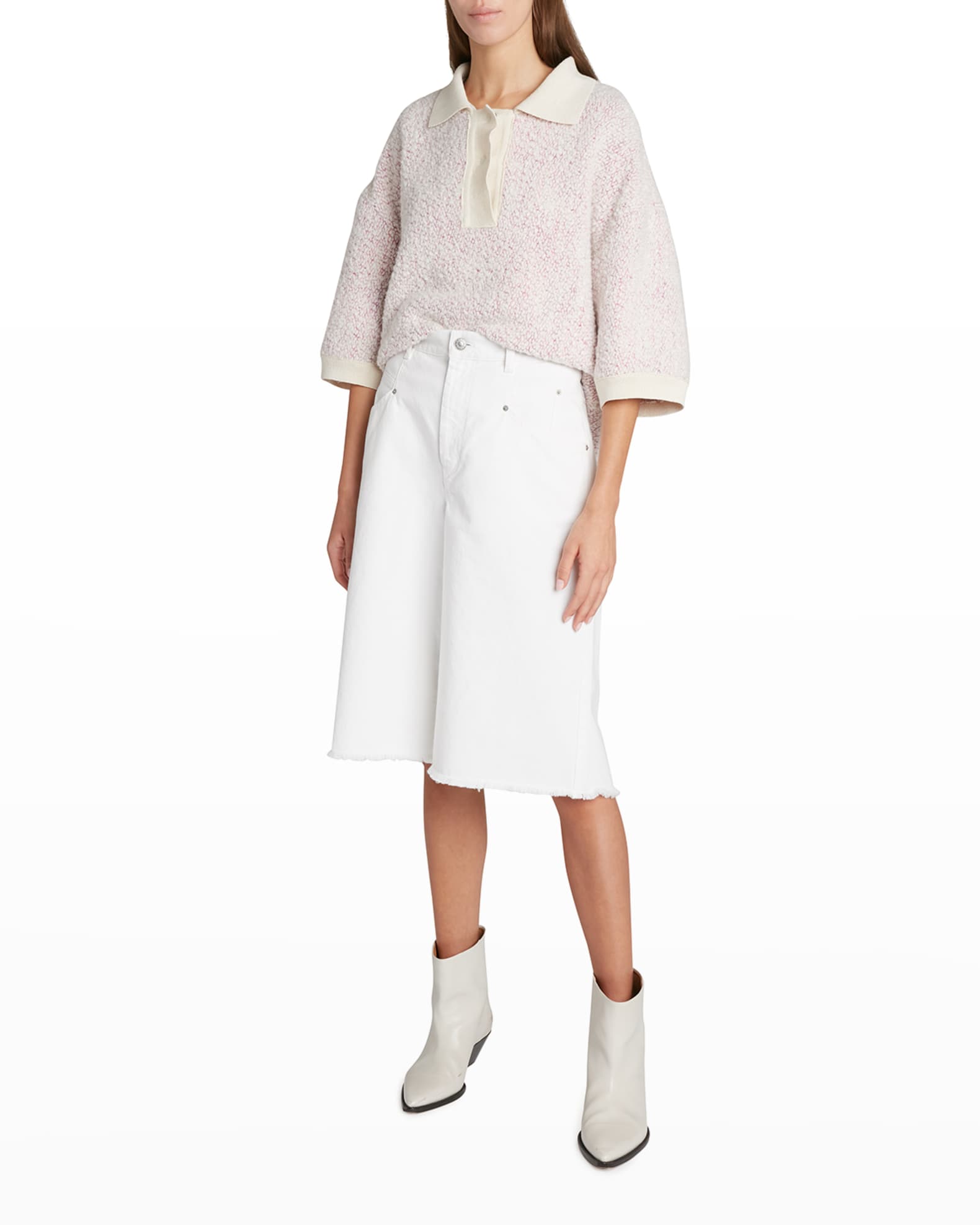 Isabel Marant Natalina Bermuda Denim Shorts | Neiman Marcus