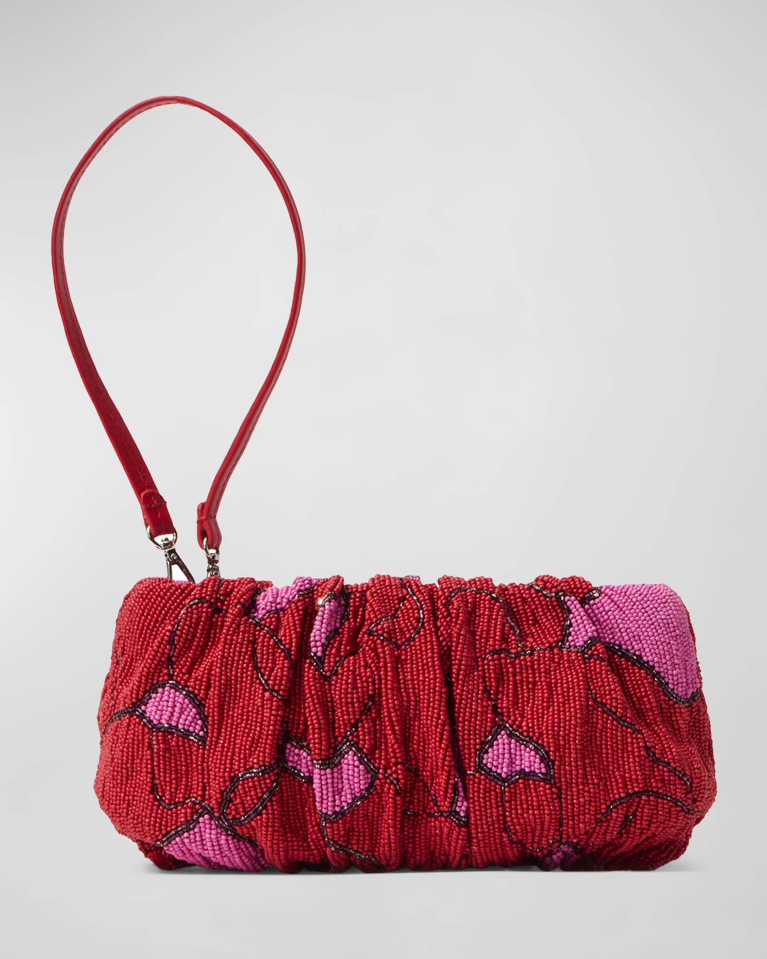 Staud Bean Beaded Shoulder Bag | Neiman Marcus