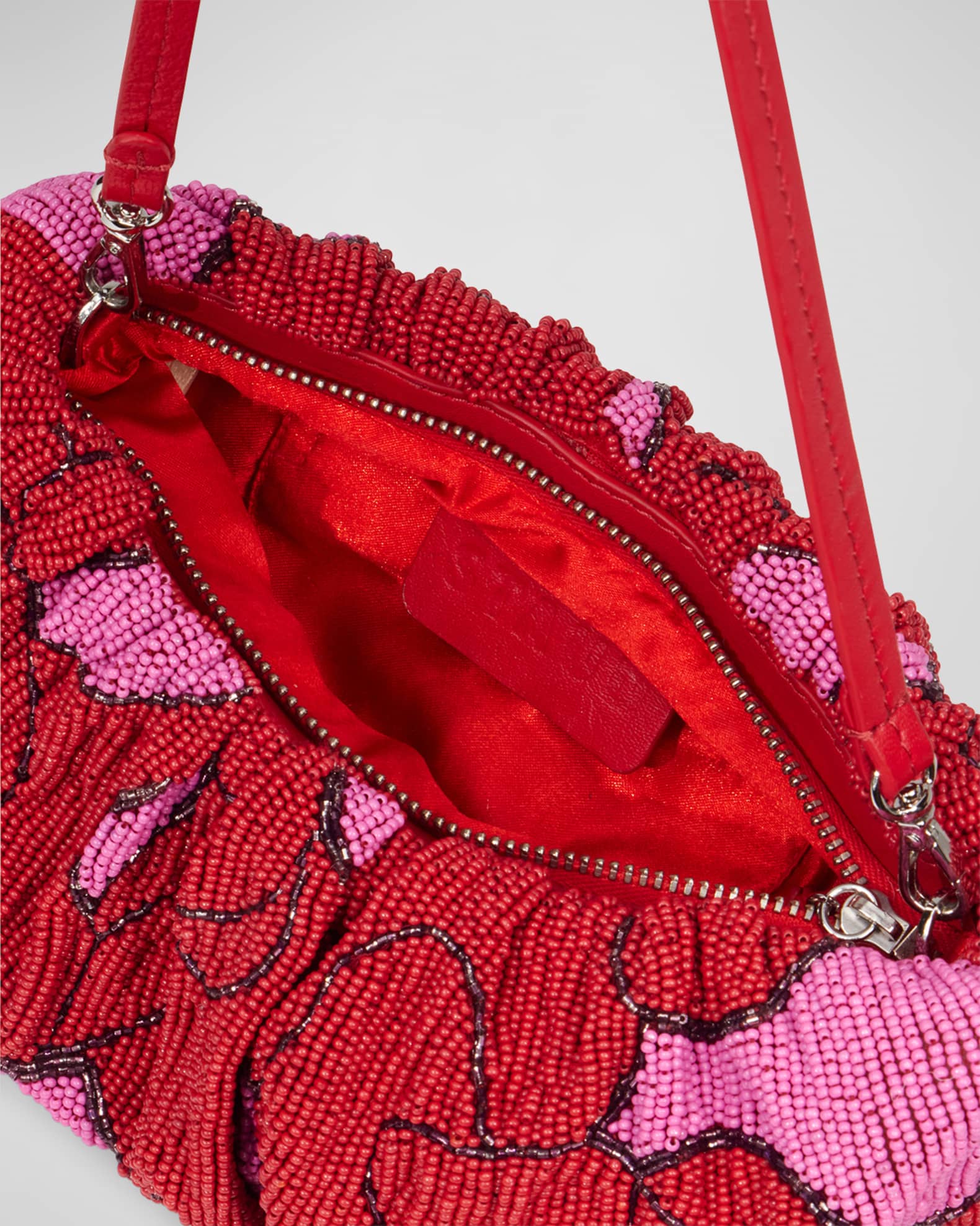 Staud Bean Beaded Shoulder Bag | Neiman Marcus