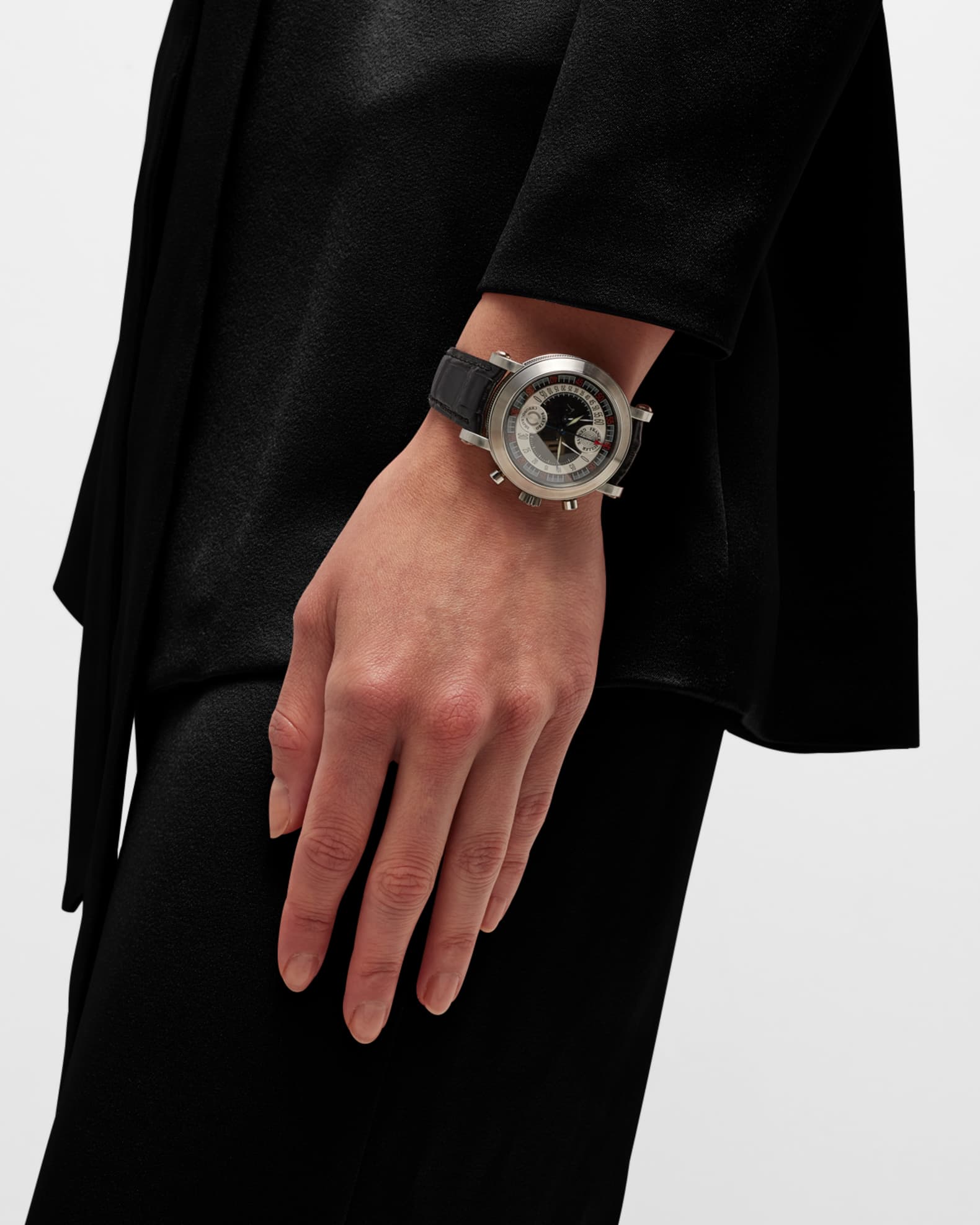 Franck Muller Unisex 39mm Bi Retro Chronograph Watch | Neiman Marcus