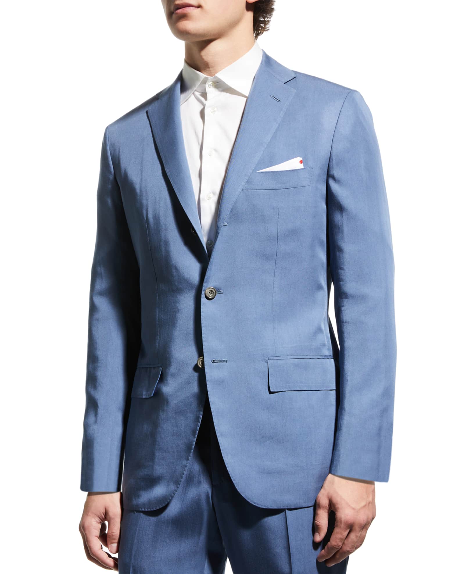 Kiton Men's Two-Piece Solid Suit | Neiman Marcus