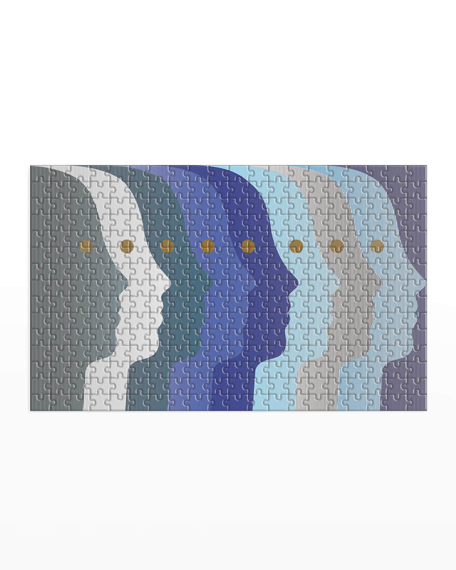 Jonathan Adler Atlas Lenticular Puzzle & Notebook Set | Neiman Marcus