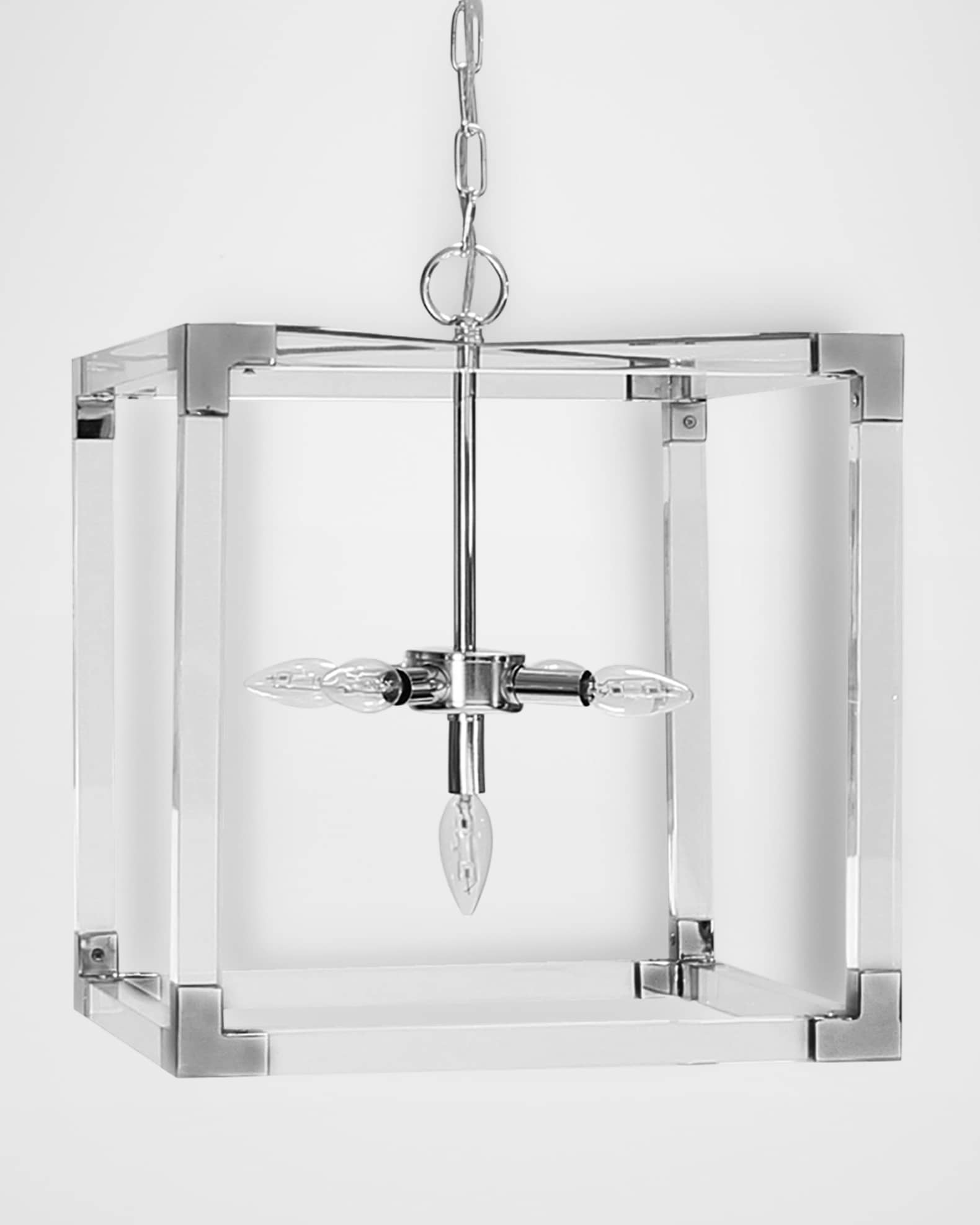 Worlds Away Eli 16" Square Chandelier | Neiman Marcus