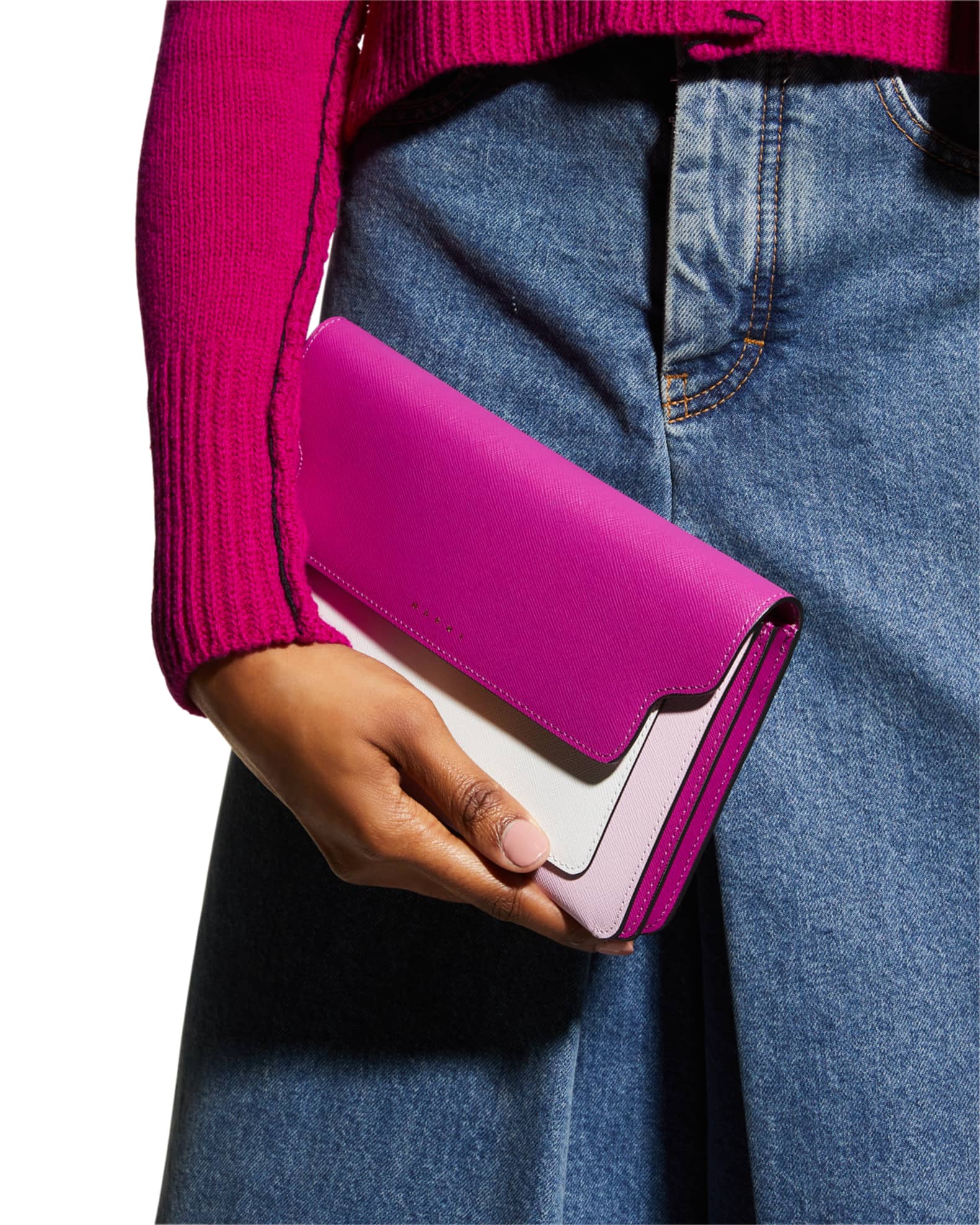 Marni 4 Compartment Pouch Shoulder Bag | Neiman Marcus