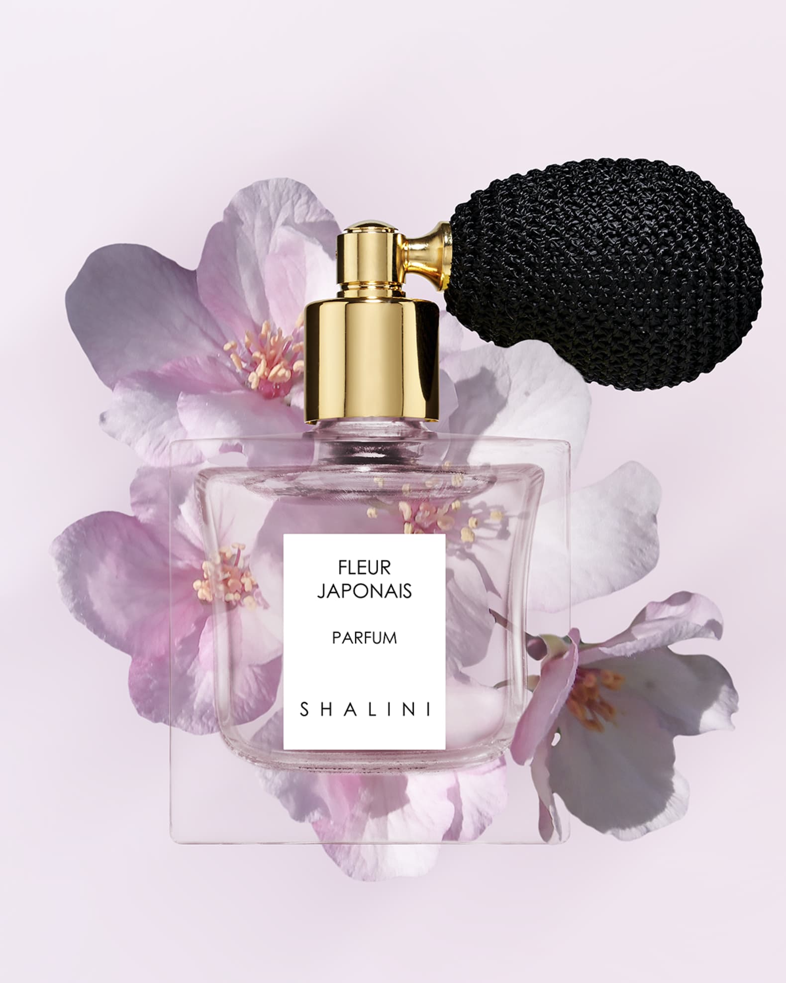 Shalini Parfum Fleur Japonais Parfum with Black Bulb Atomizer | Neiman ...