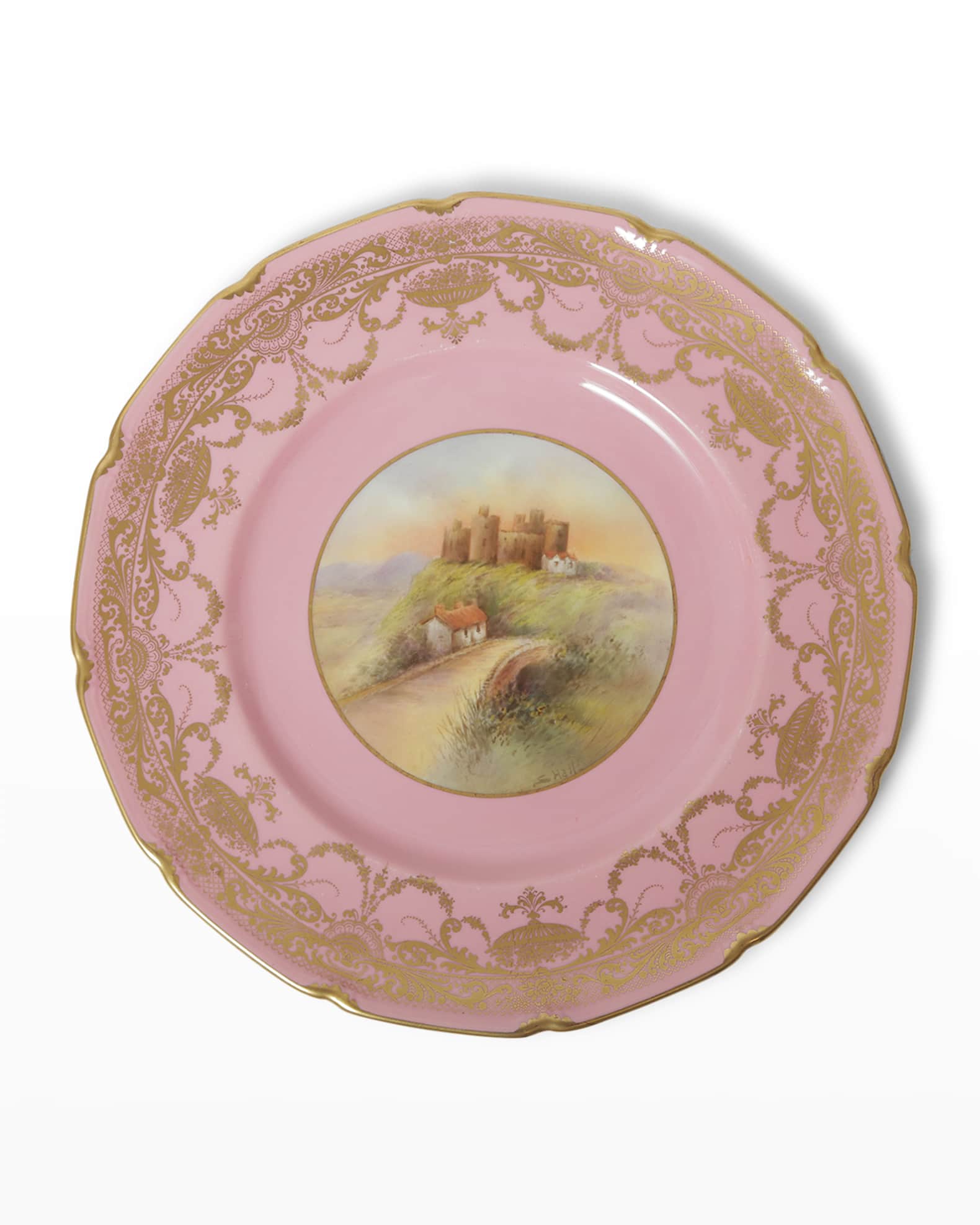 Devonia Antiques Antique Porcelain Castle Plates, Set of 12 | Neiman Marcus