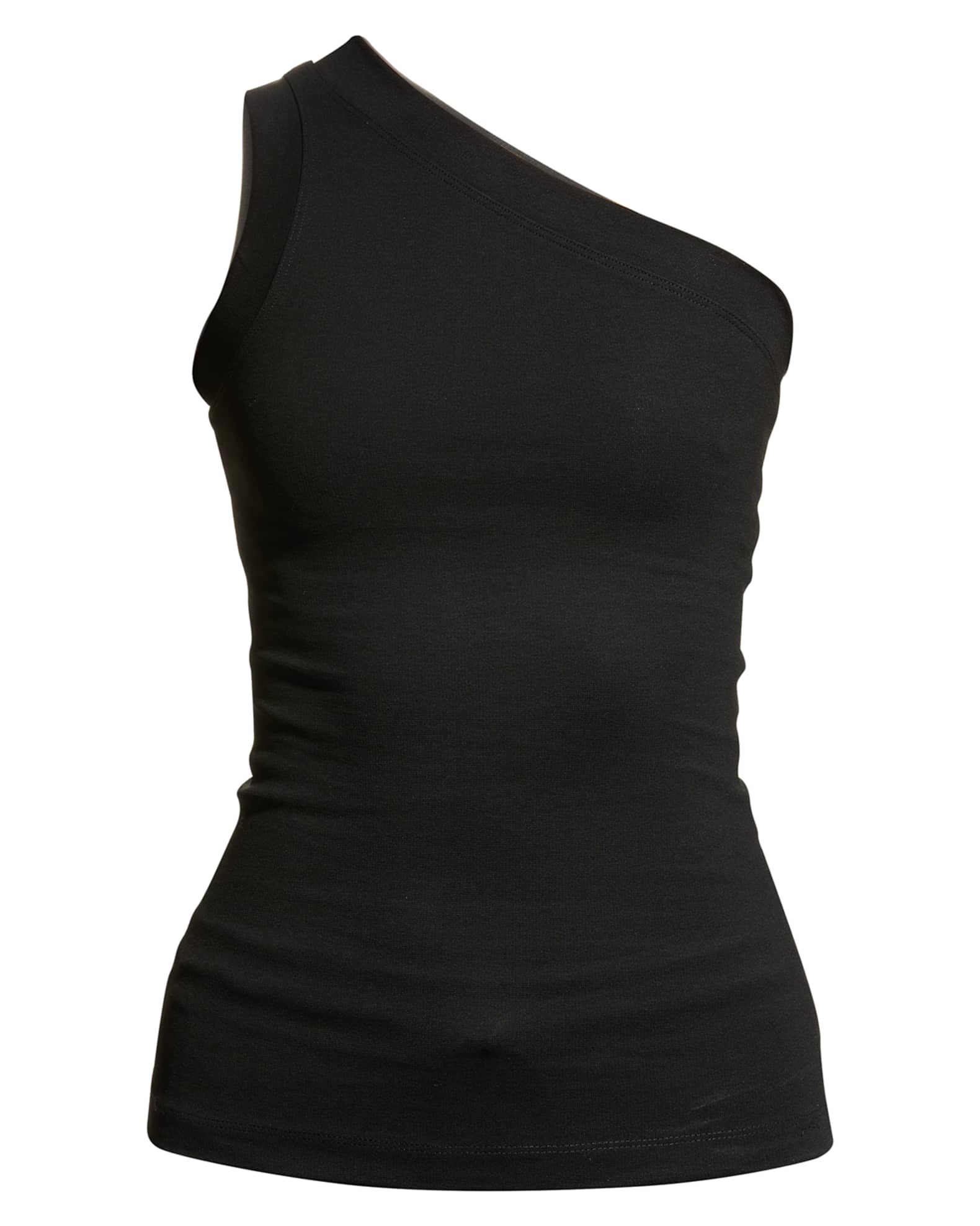 Rosetta Getty One-Shoulder Tank Top | Neiman Marcus