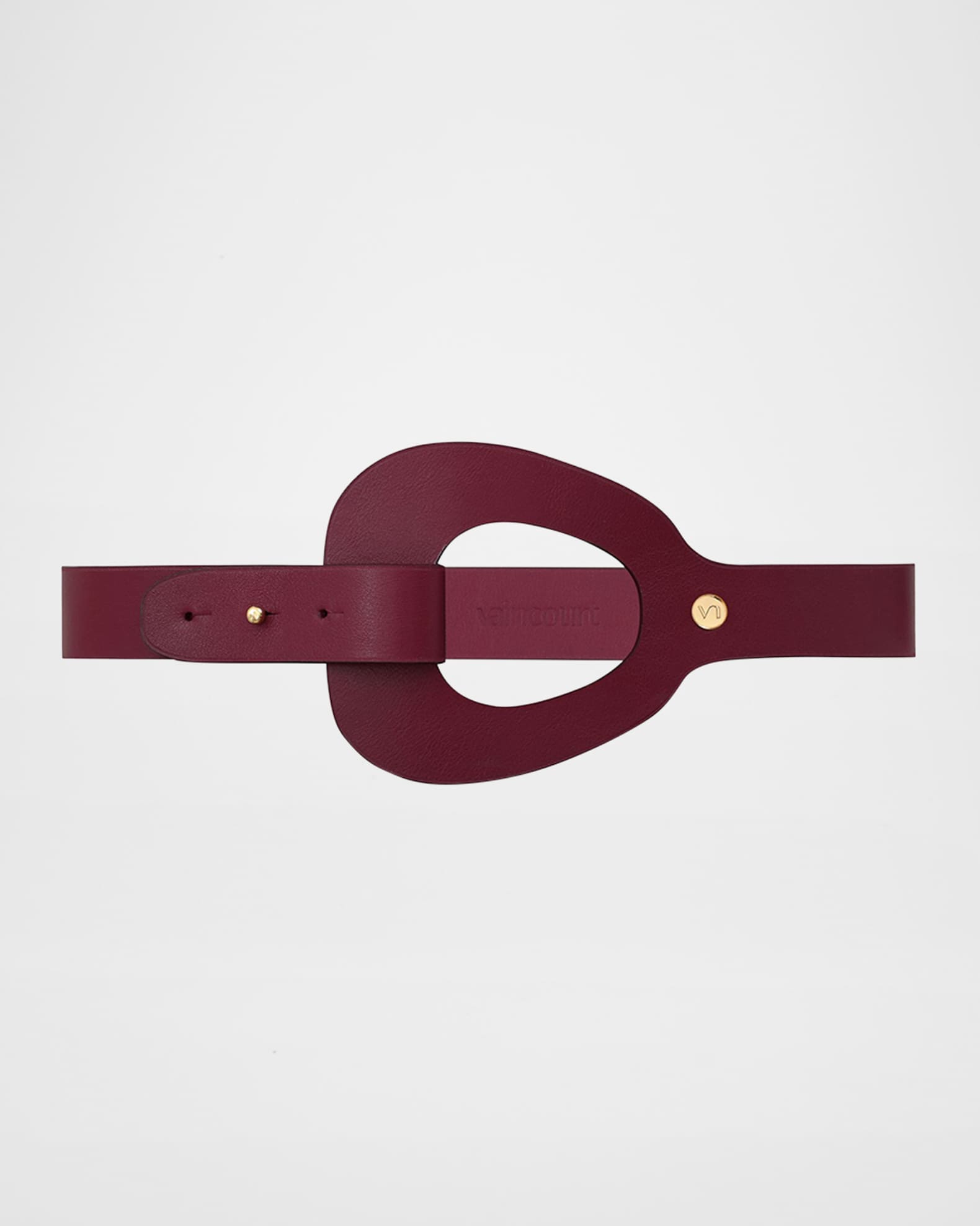 Vaincourt Paris La Savoureuse Leather Pull-Through Belt | Neiman Marcus
