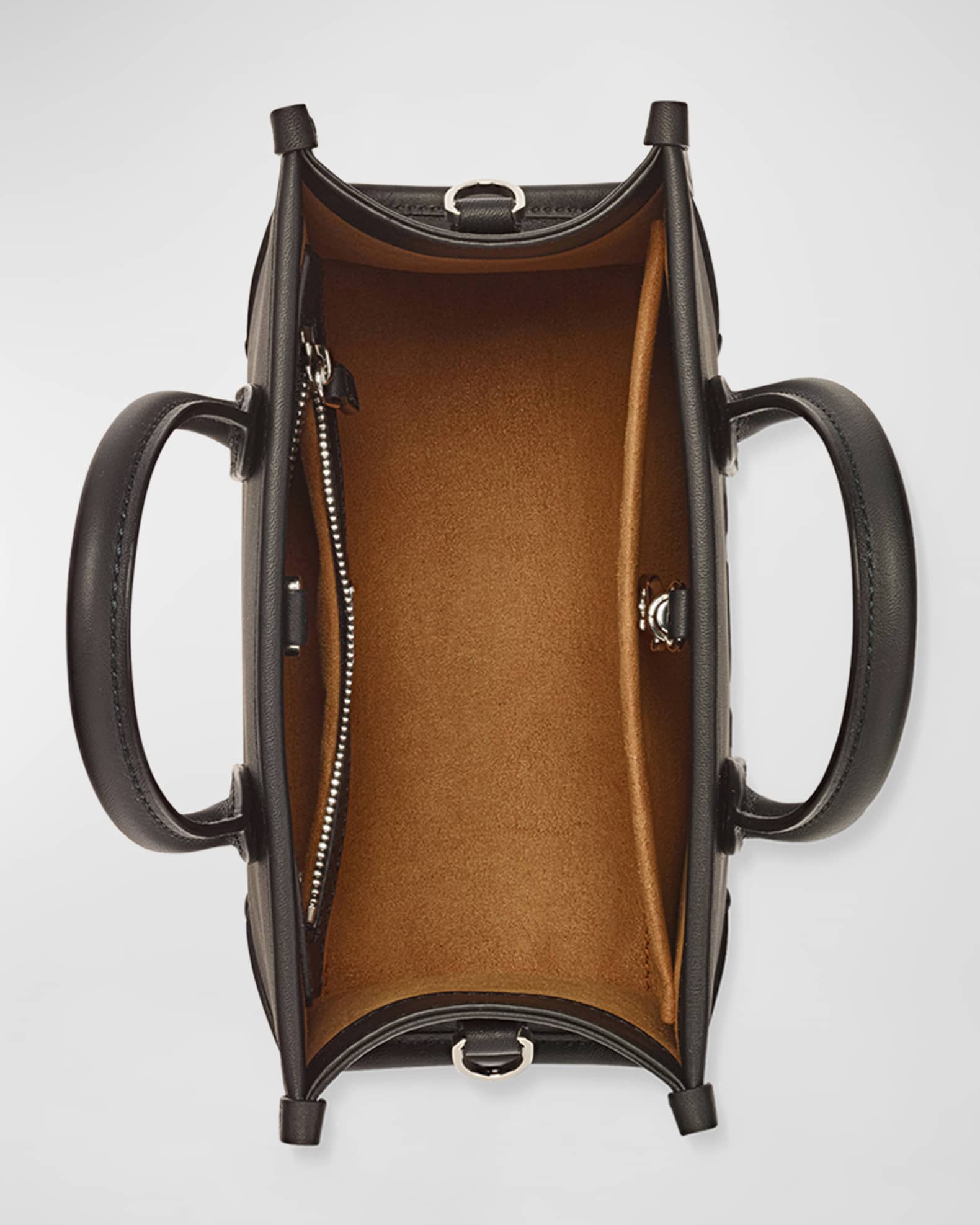 MCM Mini Tonal Logo Leather Tote Bag | Neiman Marcus