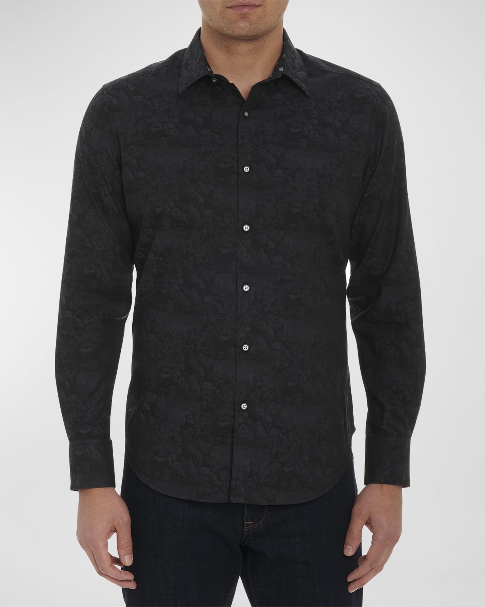 Robert Graham Men's Mu Alum Tonal Sport Shirt | Neiman Marcus