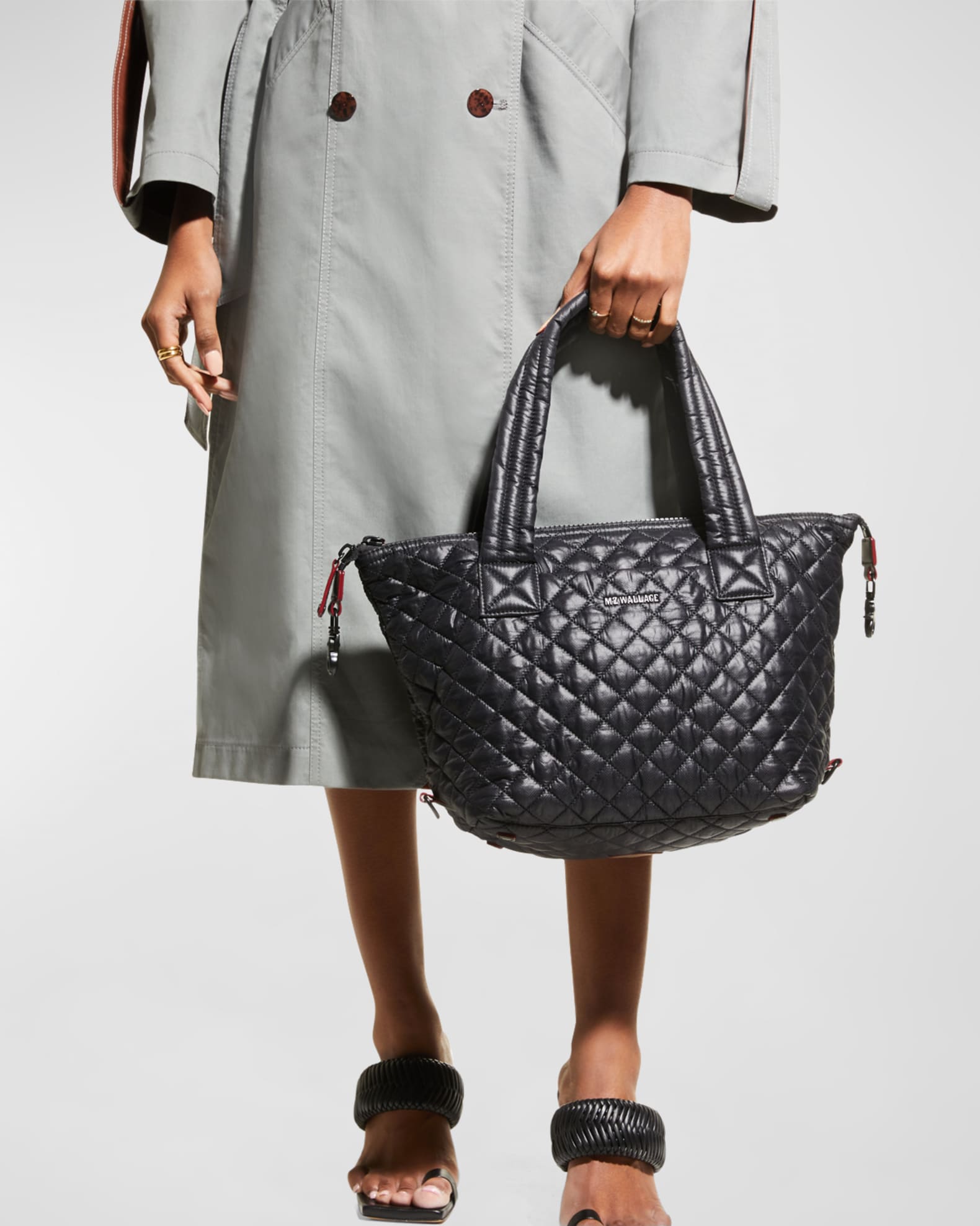 MZ WALLACE Sutton Deluxe Medium Top-Handle Bag | Neiman Marcus