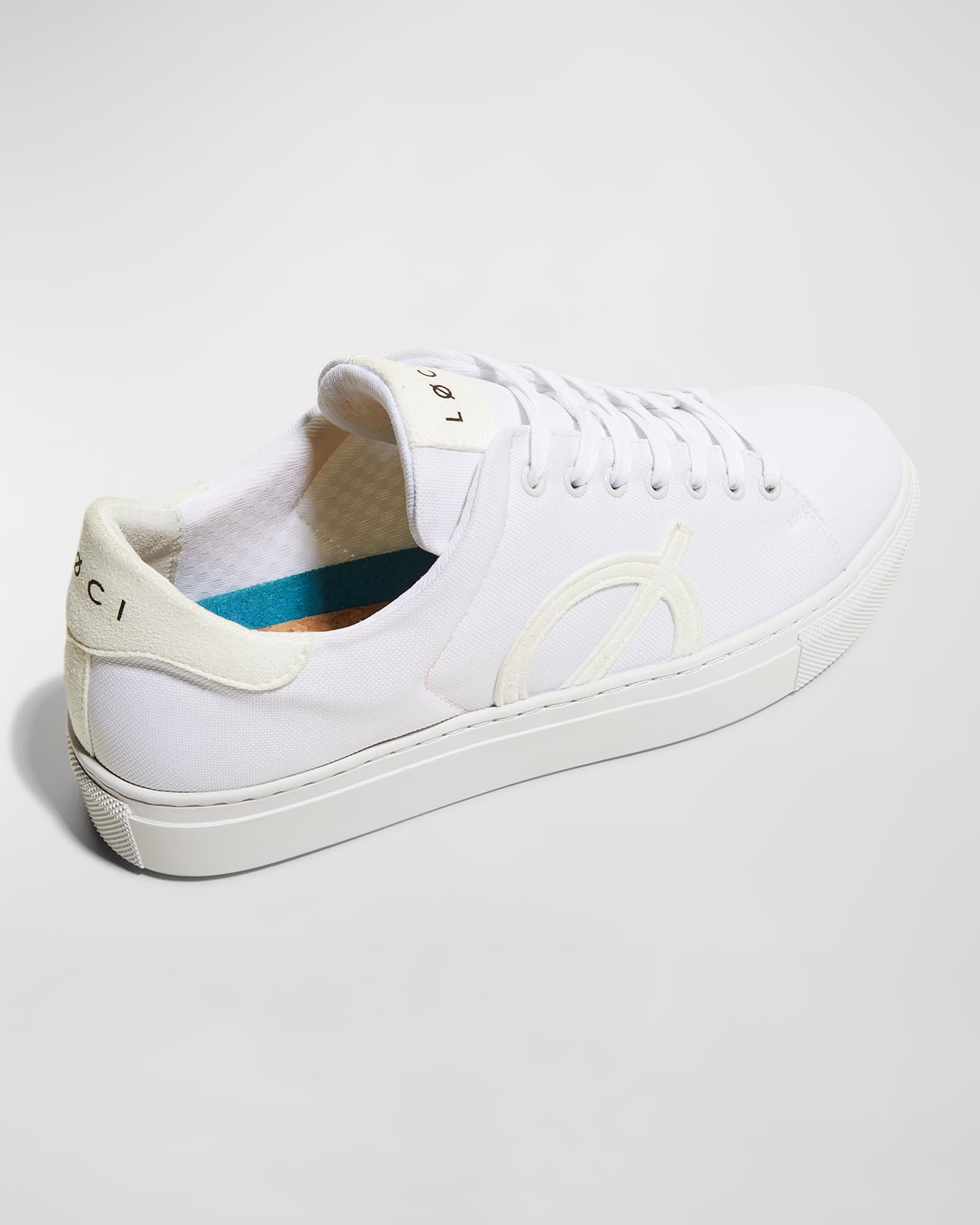 LOCI Nine Vegan Recycled Ocean Plastic Bicolor Low-Top Court Sneakers ...