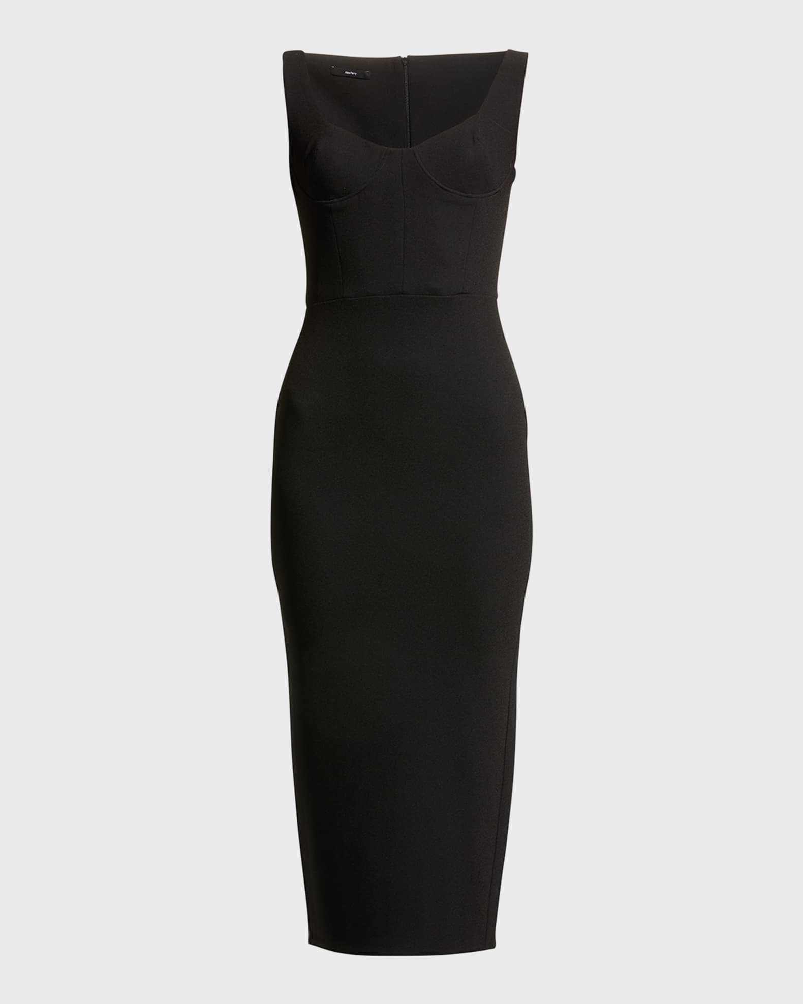 Alex Perry Pagett Sweetheart Neck Midi Dress | Neiman Marcus