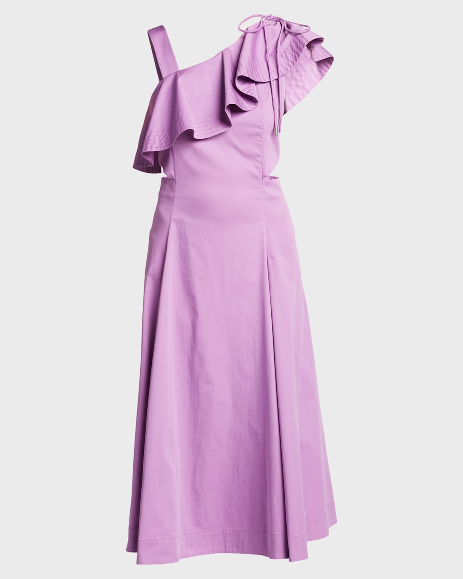 Veronica Beard Beilla One-Shoulder Dress | Neiman Marcus