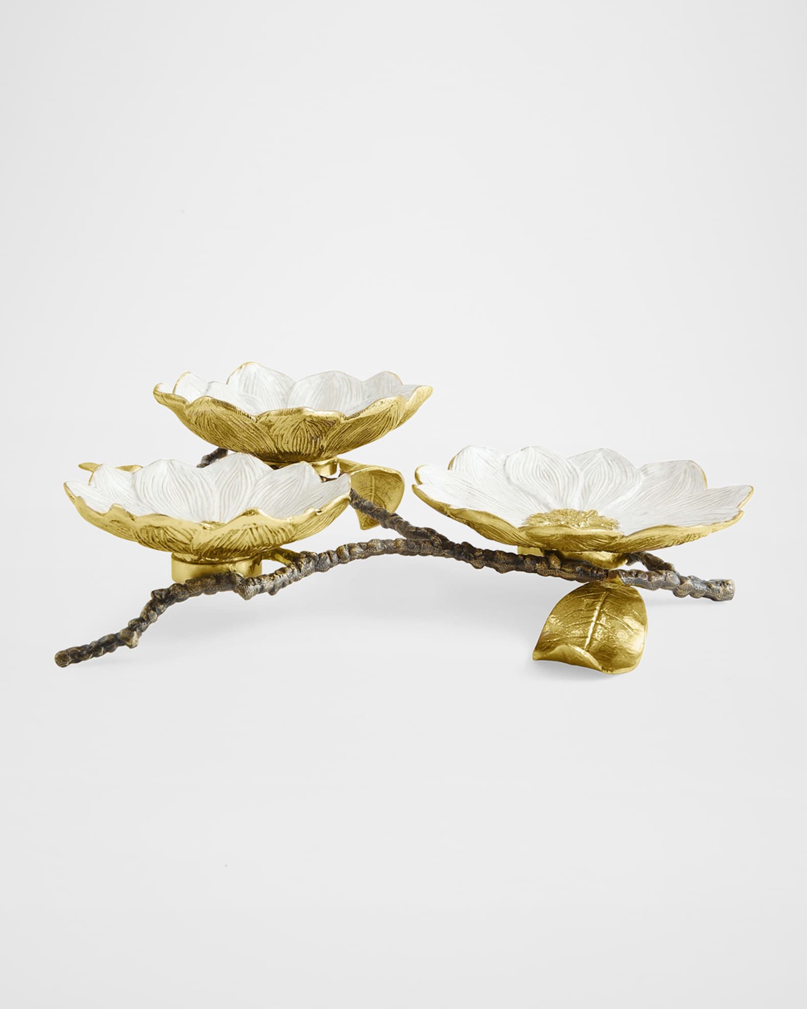Michael Aram Vintage Bloom Triple Dish | Neiman Marcus