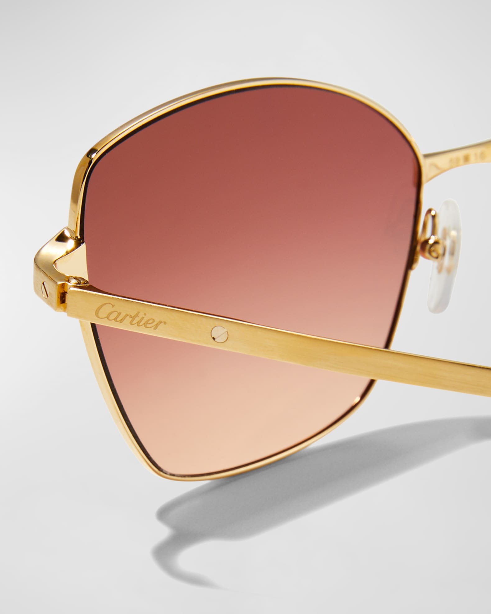 Cartier Metal Cat-Eye Sunglasses | Neiman Marcus