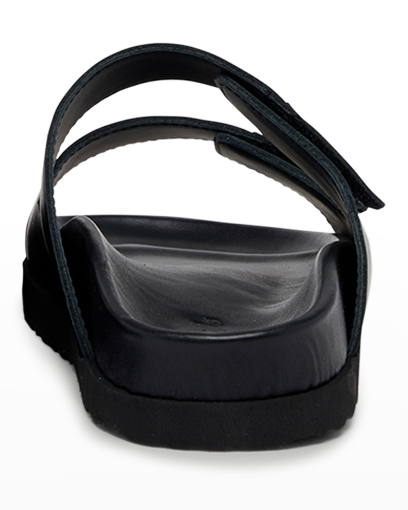 Palm Angels Dual-Grip Leather Sporty Slide Sandals | Neiman Marcus