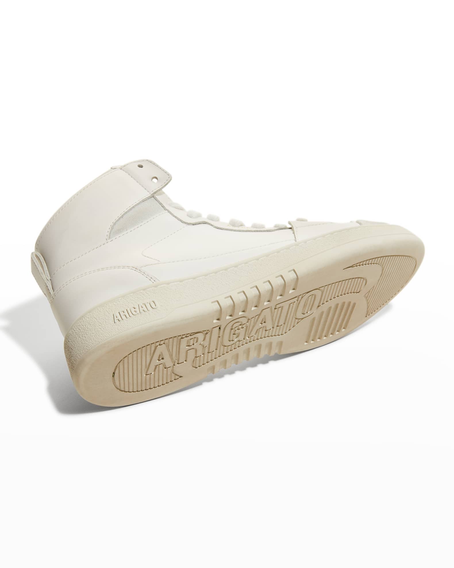 Axel Arigato Dice Mixed Leather High-Top Sneakers | Neiman Marcus