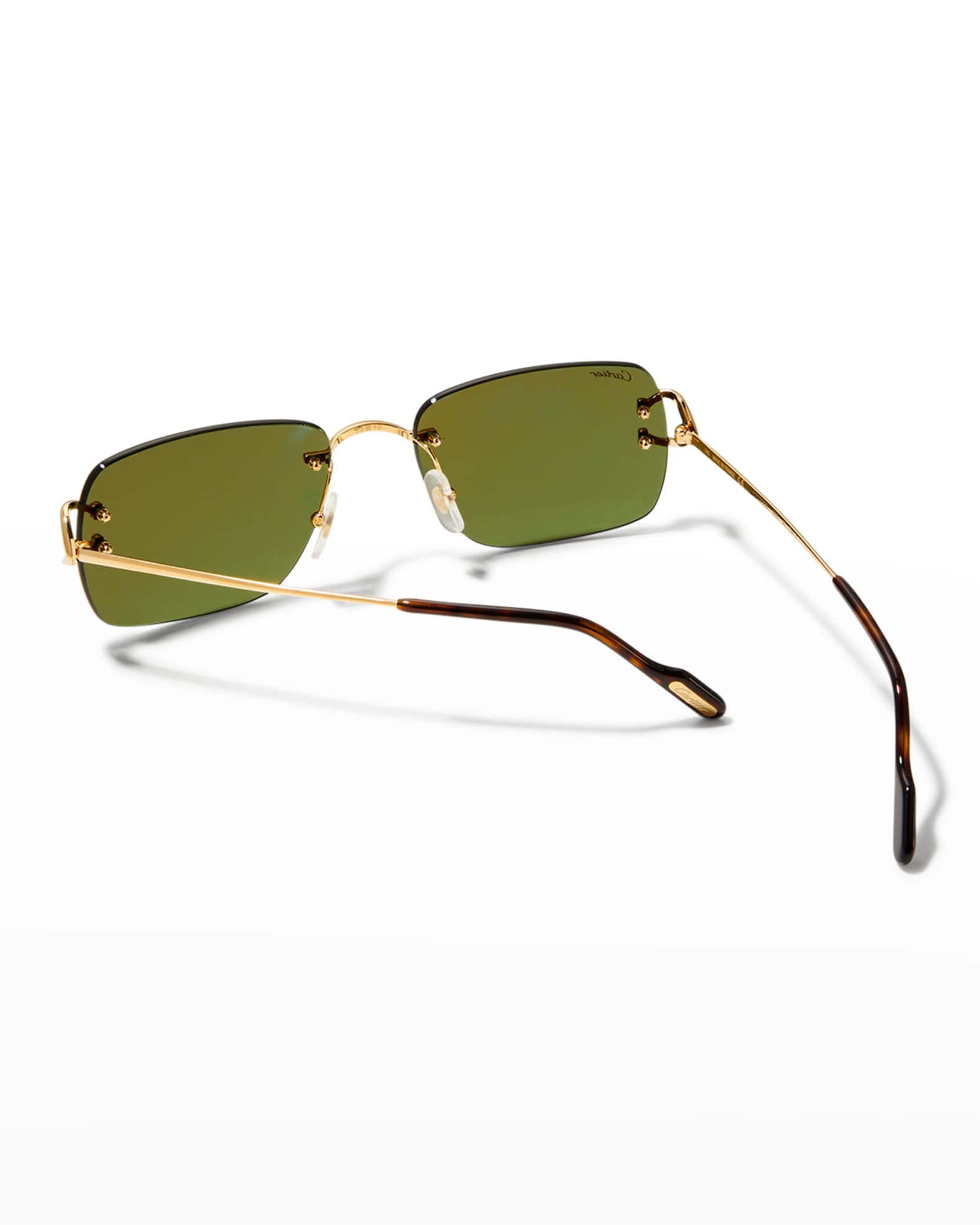 Cartier Men's Rimless Metal Sunglasses | Neiman Marcus