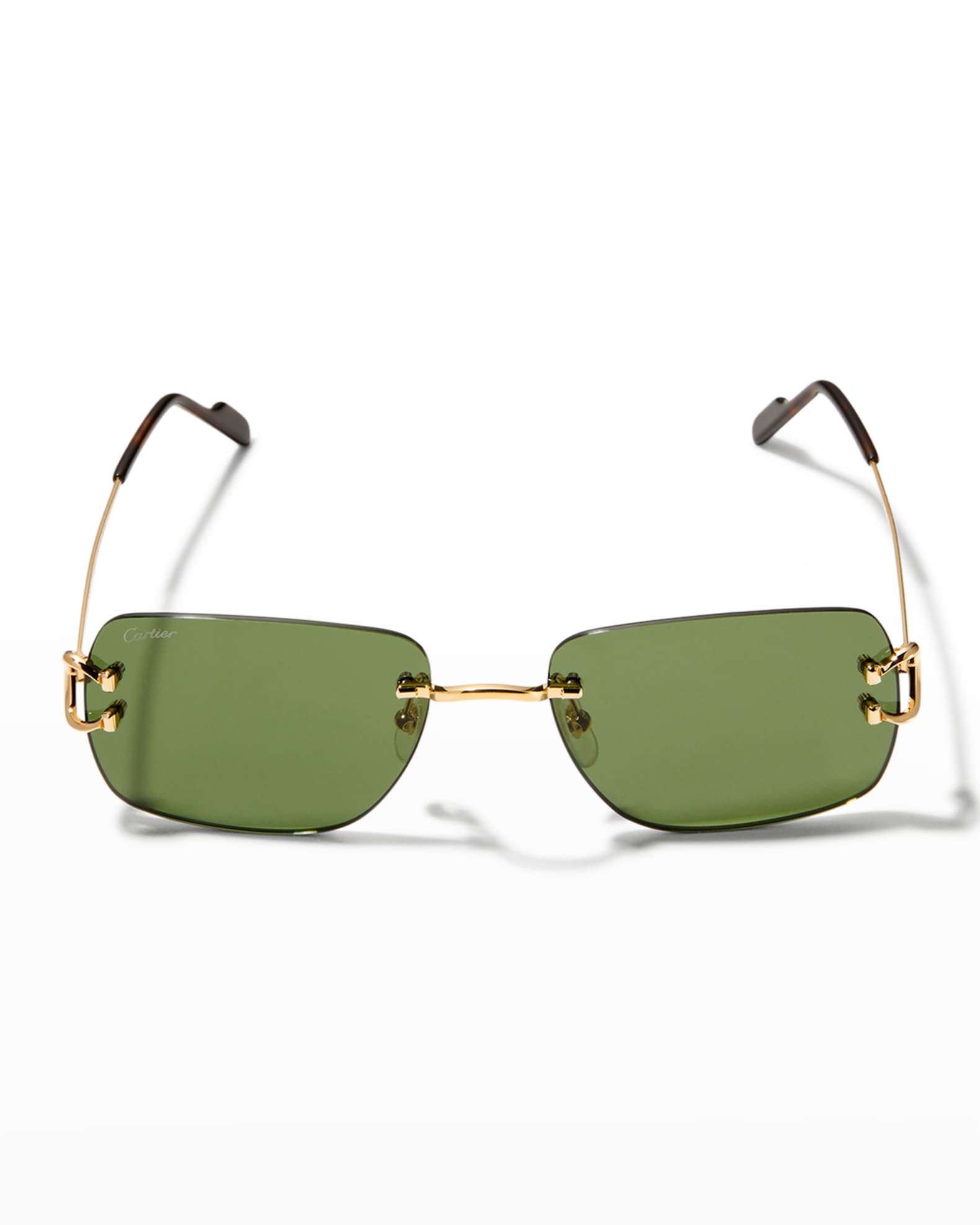 Cartier Men's Rimless Metal Sunglasses | Neiman Marcus