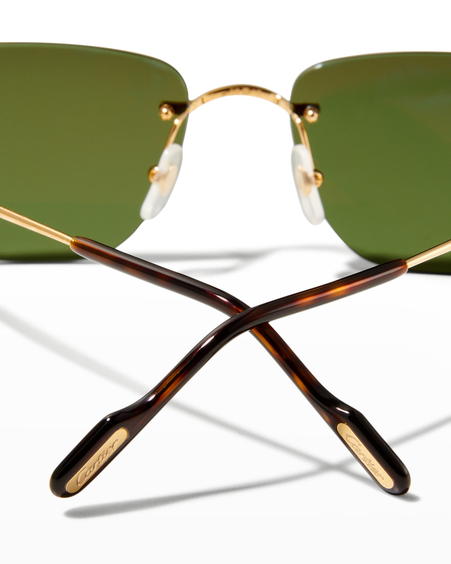 Cartier Men's Rimless Metal Sunglasses | Neiman Marcus